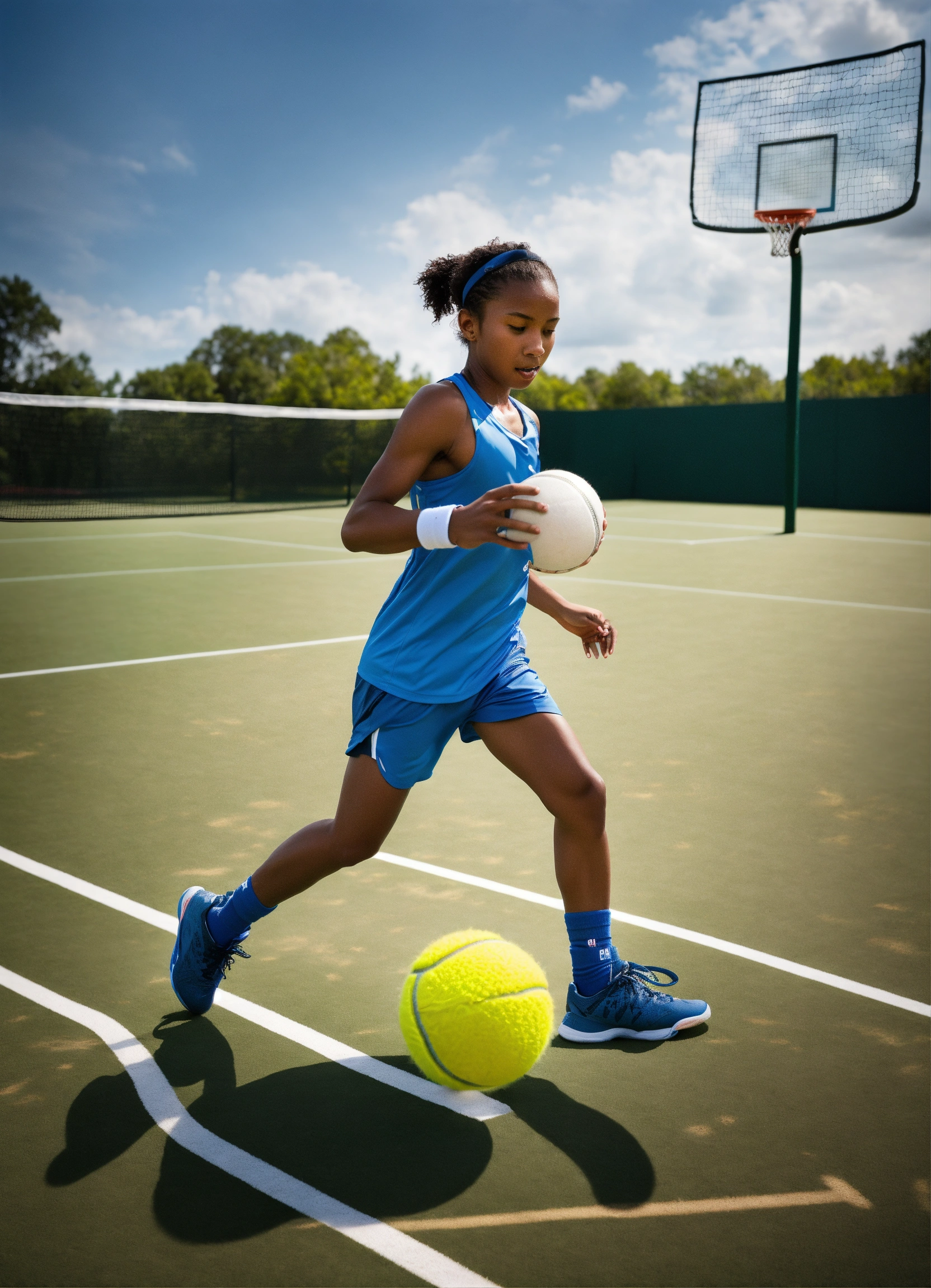 Lexica - Create an image of a dedicated athlete who is effortlessly ...