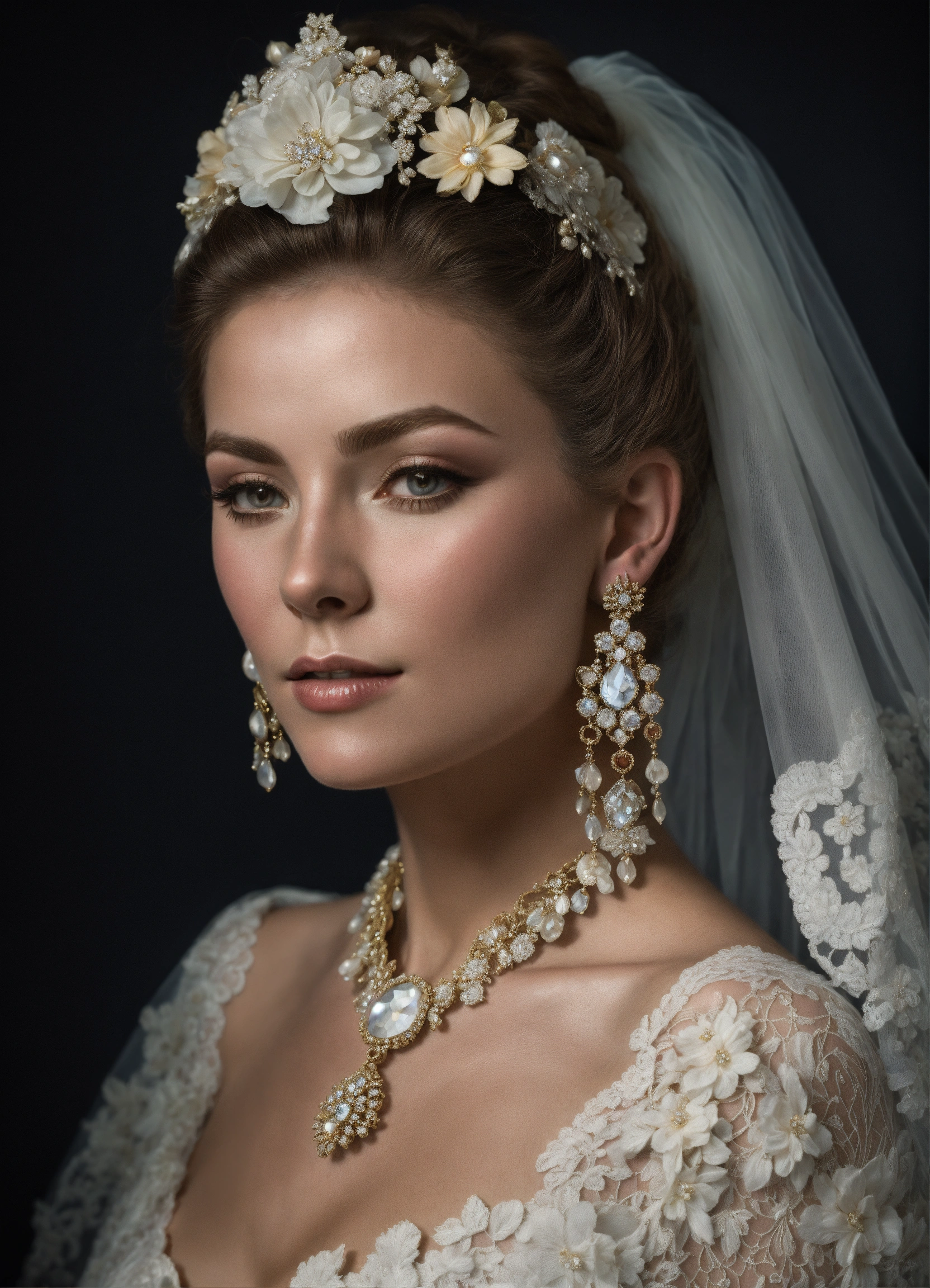 Lexica - A 18th century beauty style pretty woman in the style of ...