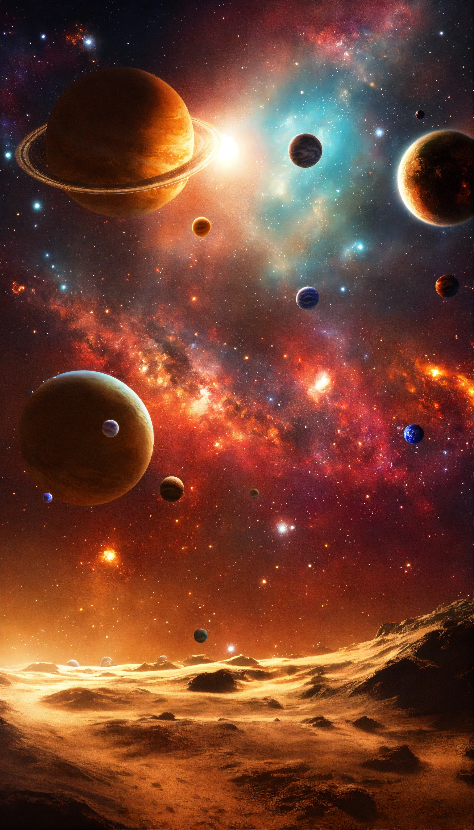 Lexica - A galaxy, all the planets are musical notes