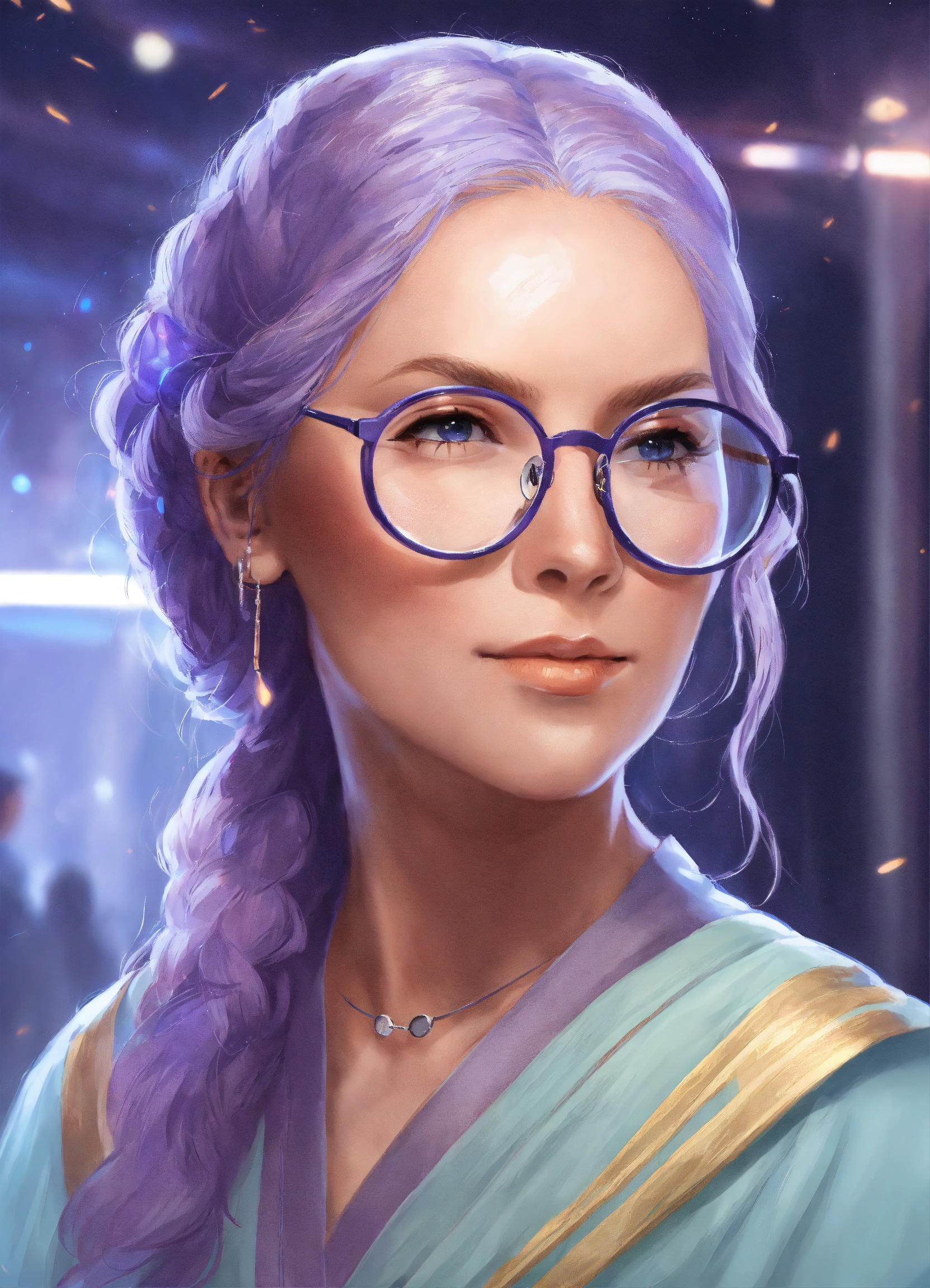 Lexica - Digital art of a Star Wars senator with round-frame glasses ...