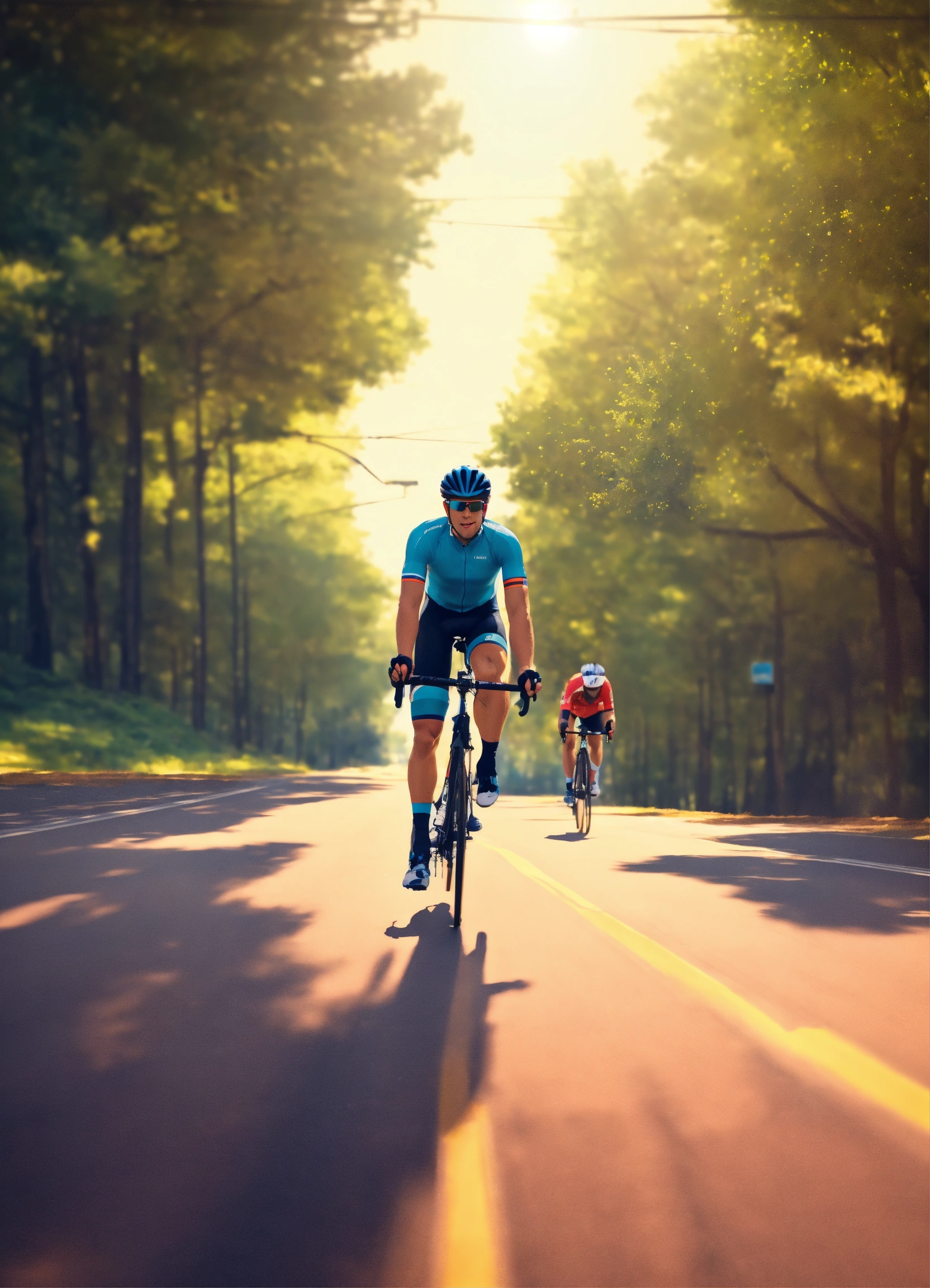 Lexica - Animated video of cycling on road, or illustration video of ...