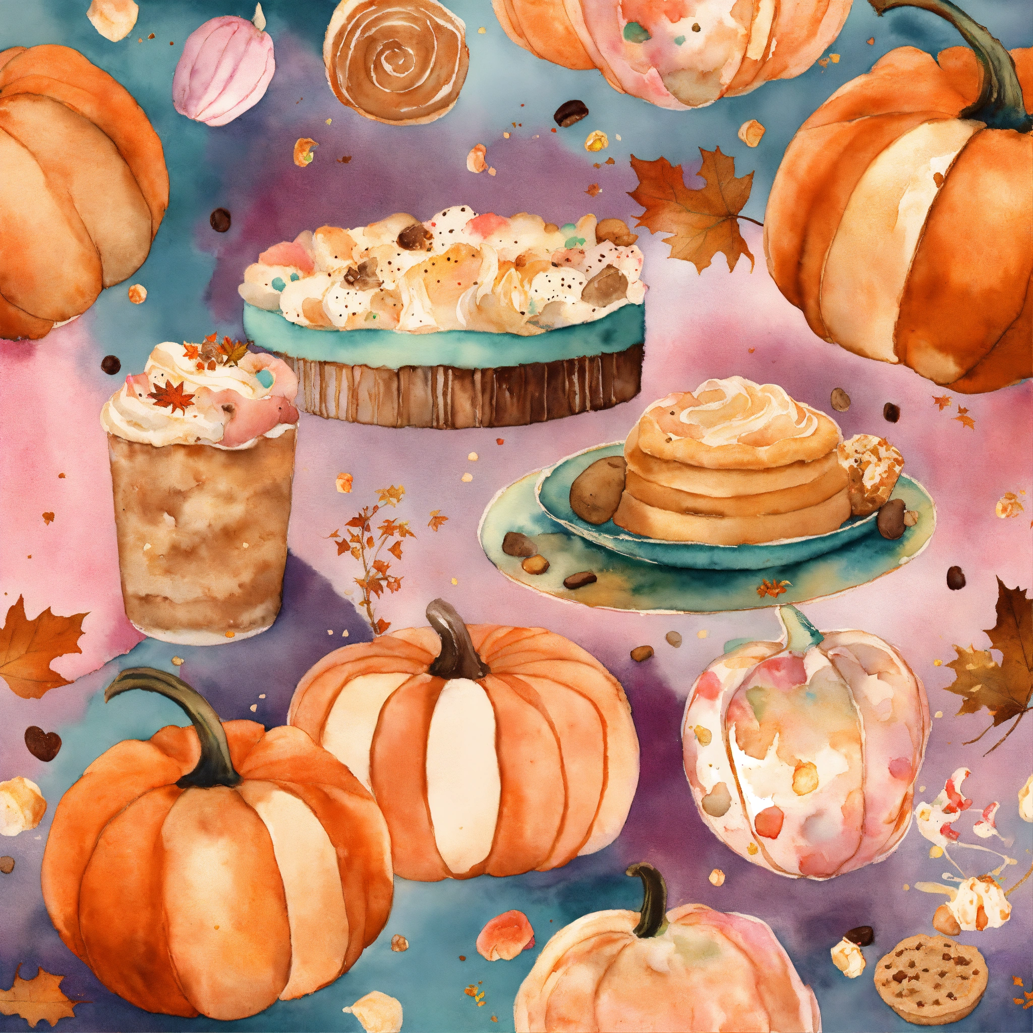 Lexica - Shabby chic dreamy mist pastel junk journals Pumpkin Spice ...