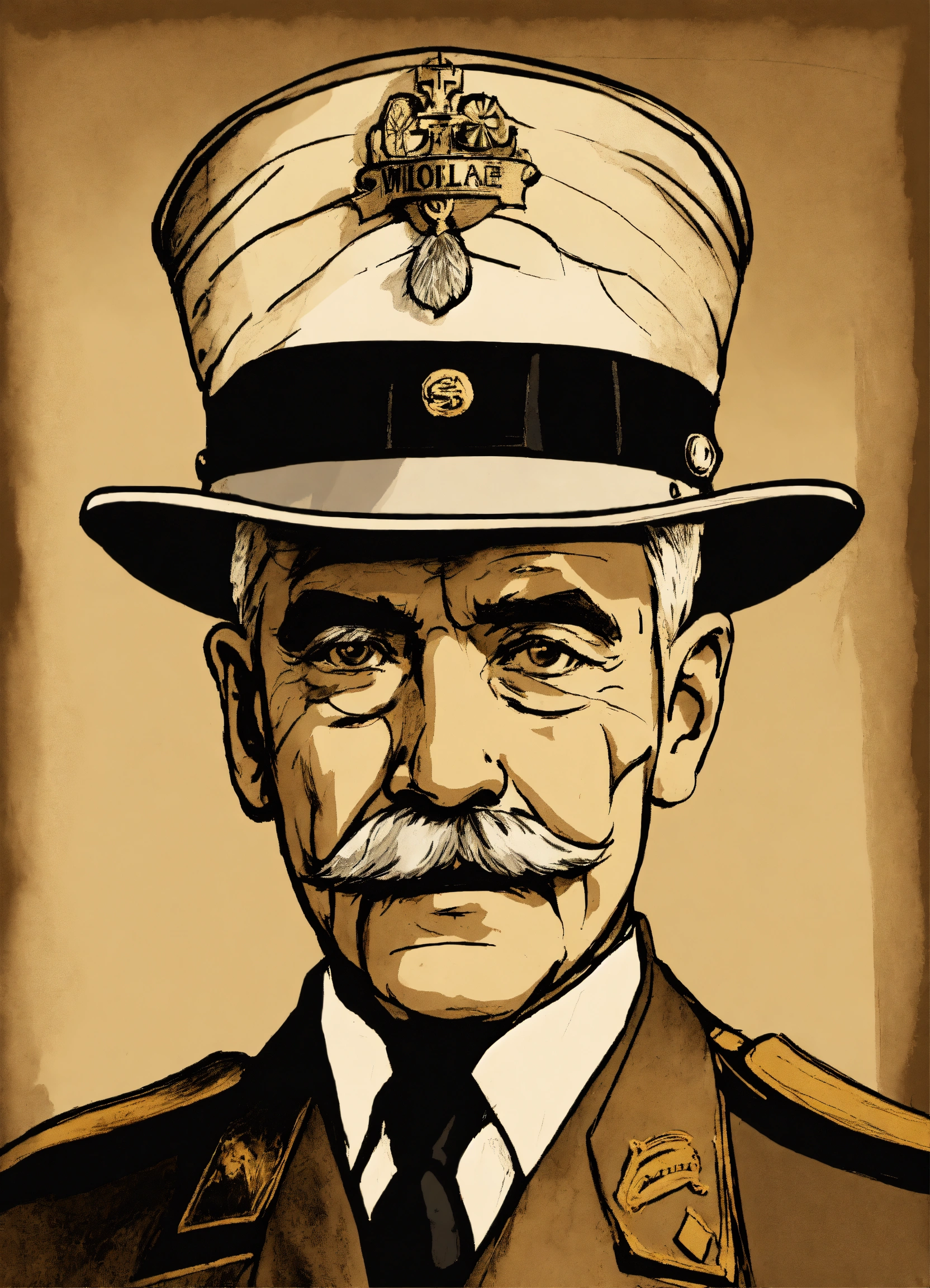 Lexica - Gatsby era 1920s world war 1 army officer old man mustache ...