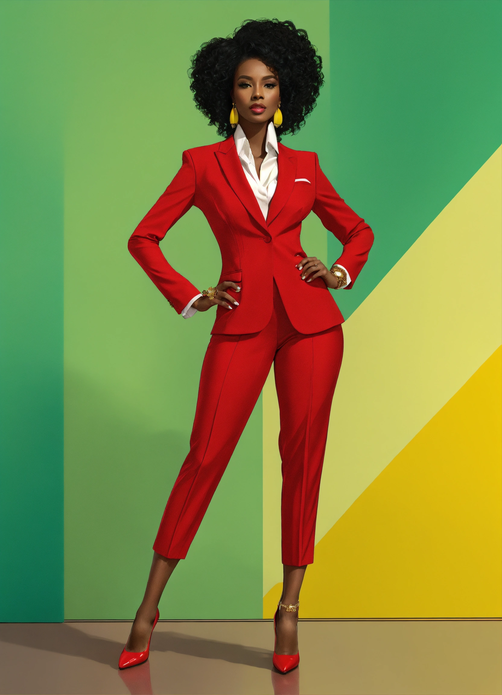 Lexica - Beautiful black businesswoman gorgeous "dark face skin ...