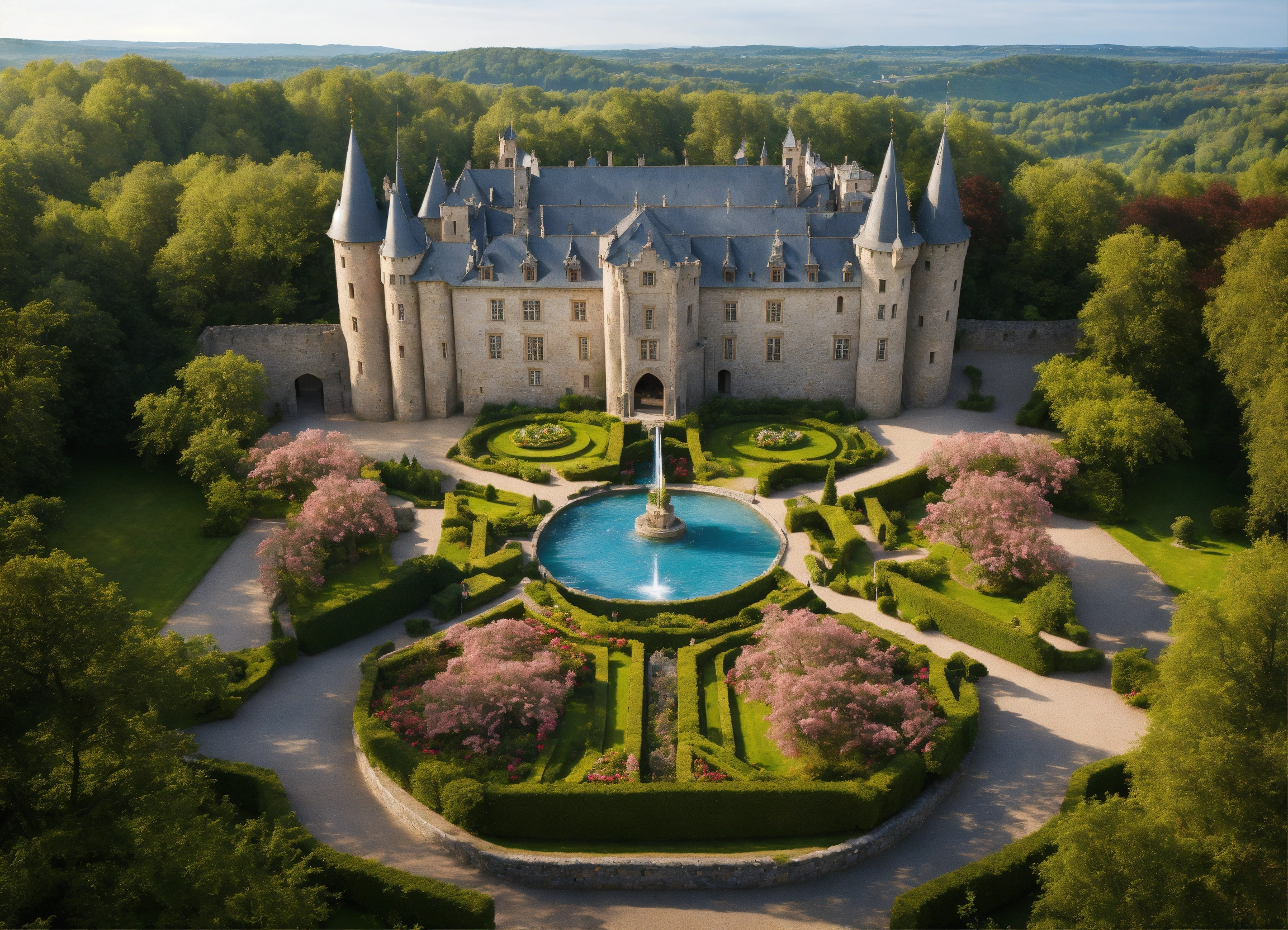 Lexica - Ultra realistic, photorealistic, bird's eye view of a small ...