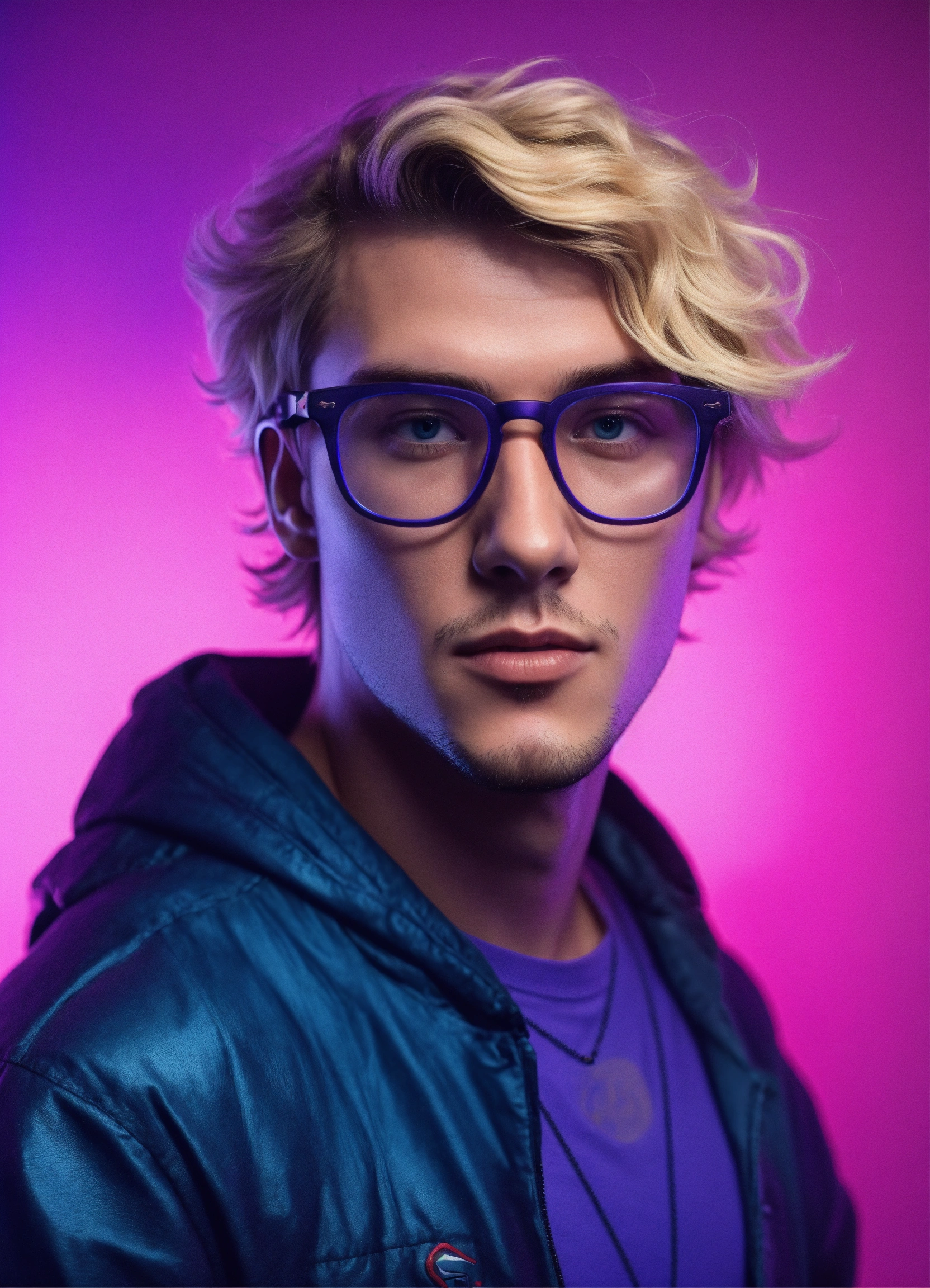 Lexica - A male gaming streamer, blonde hair, no facial hair, short ...