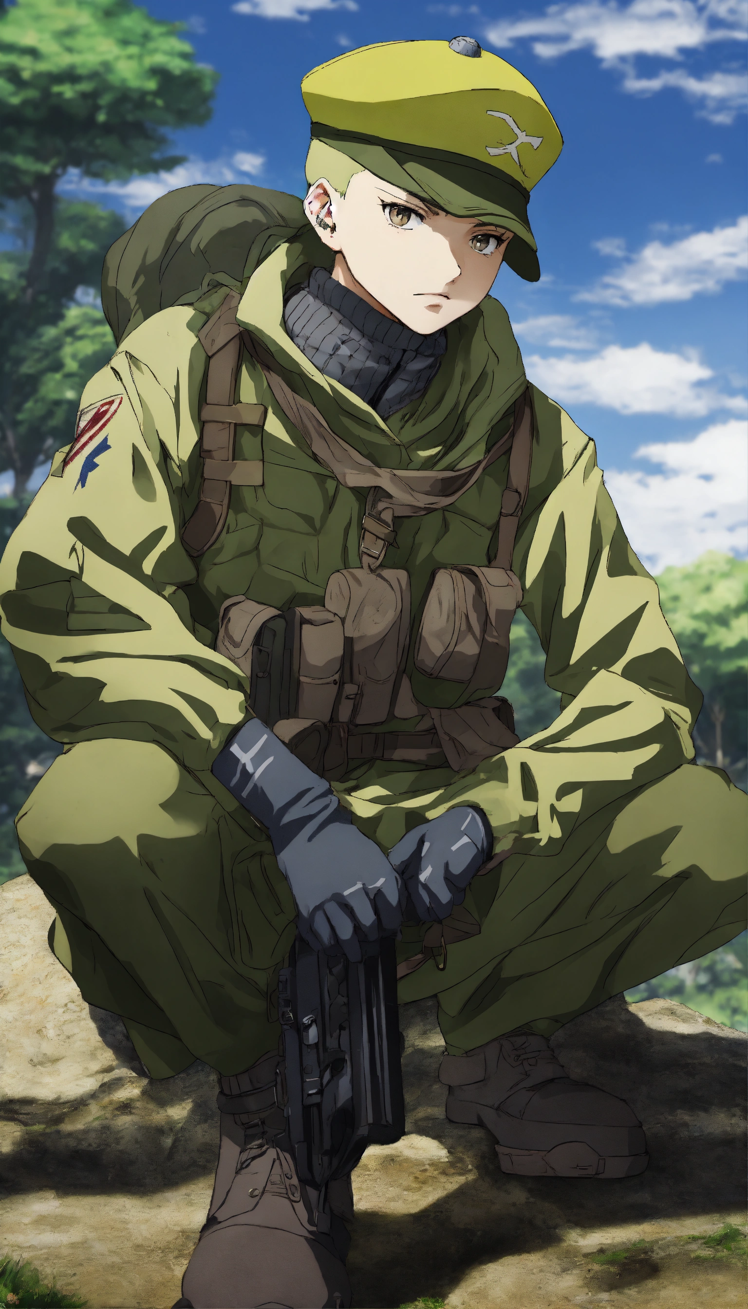 Lexica - Nen user soldier guerilla in hunter x Hunter style