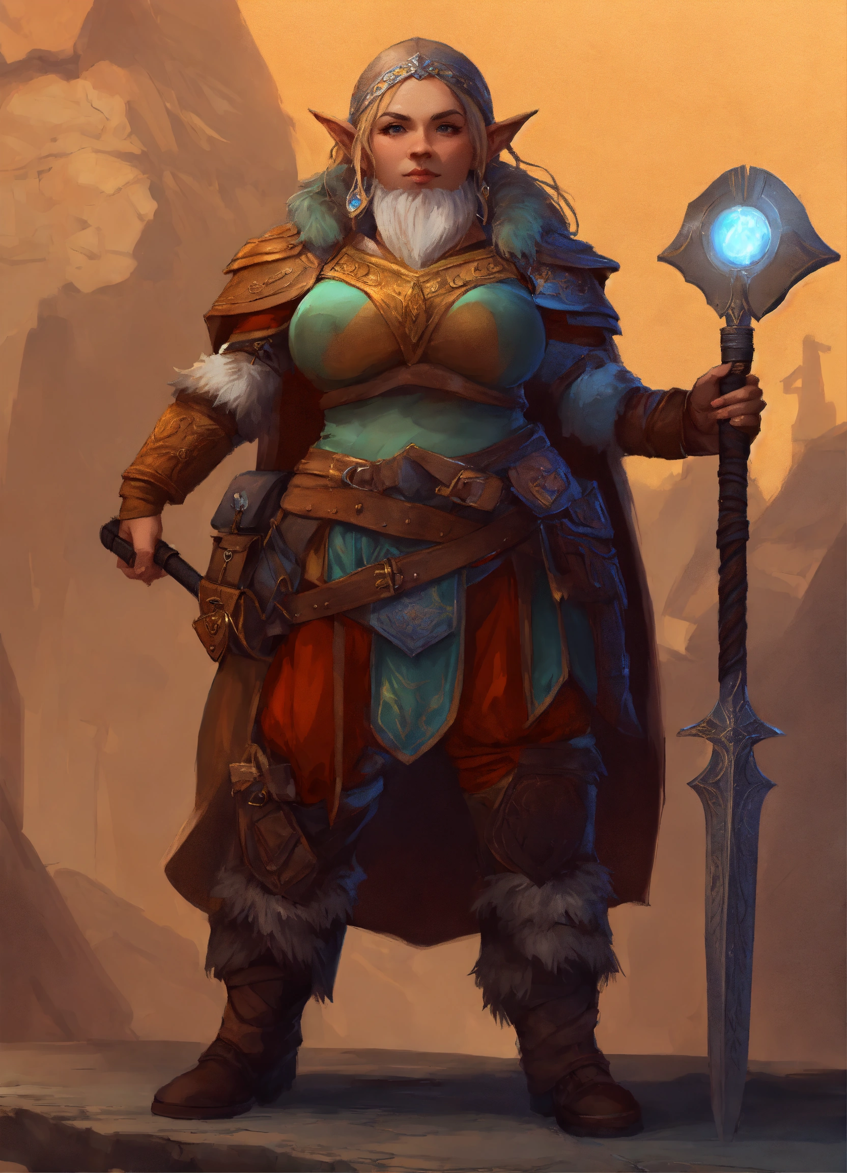 Lexica - D&D, fantasy, cinematic. Dwarf female