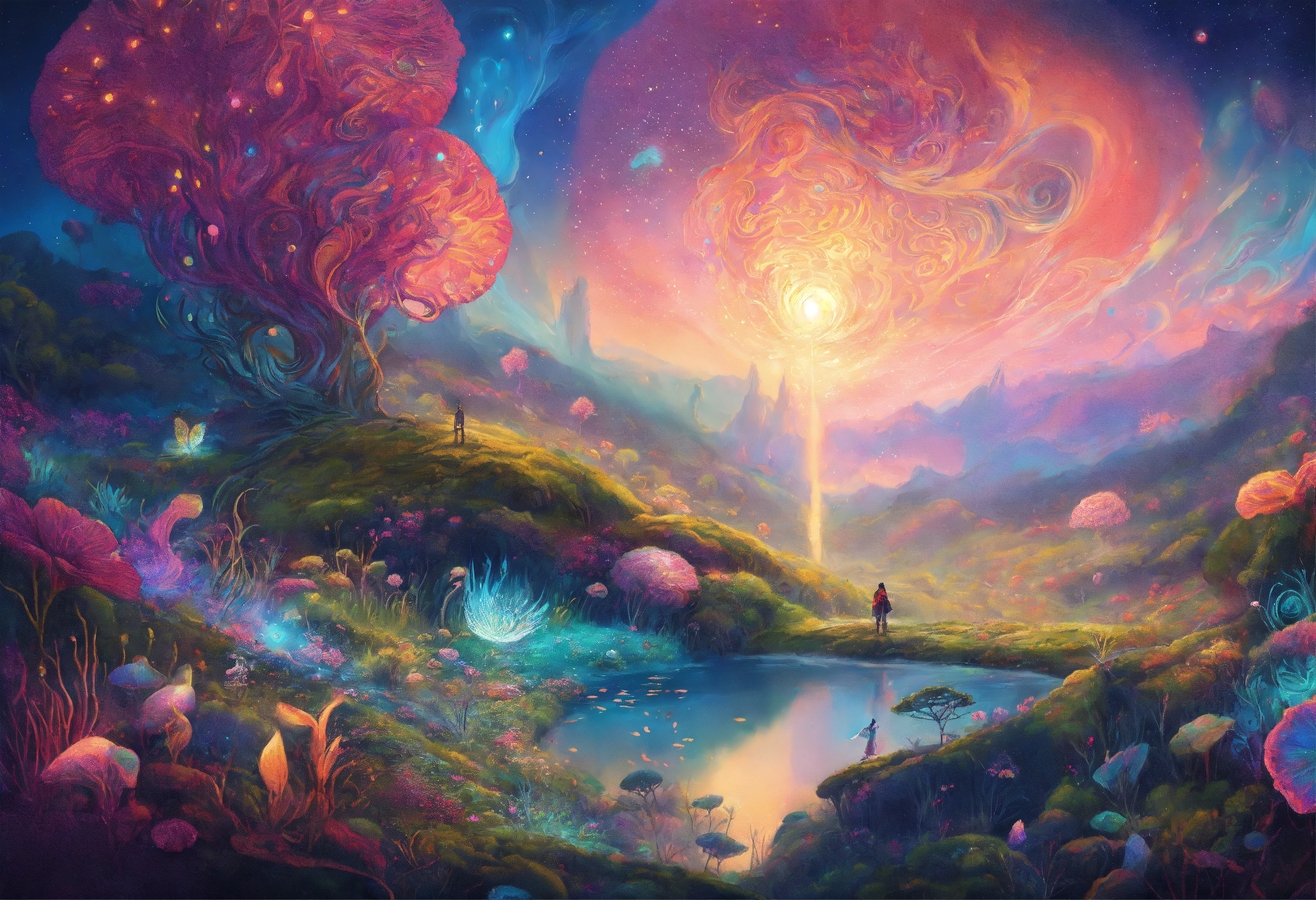 Lexica - Creature abstract art fantasy, illustration,highly detailed ...