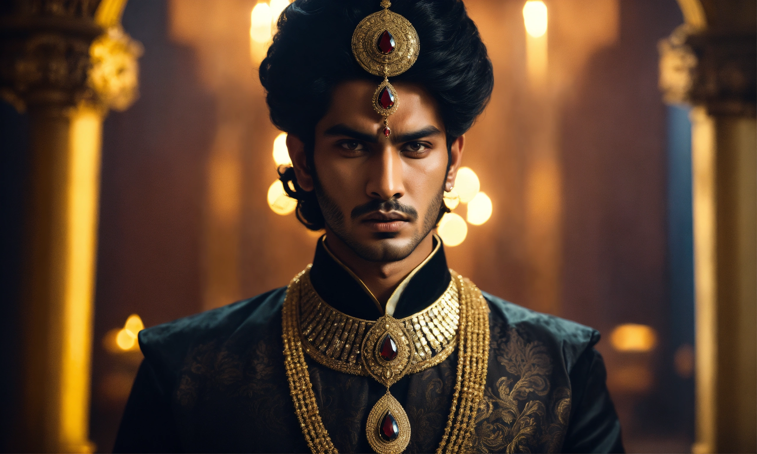 Lexica - Dark, mysterious and dramatic fantasy portrait of a young ...