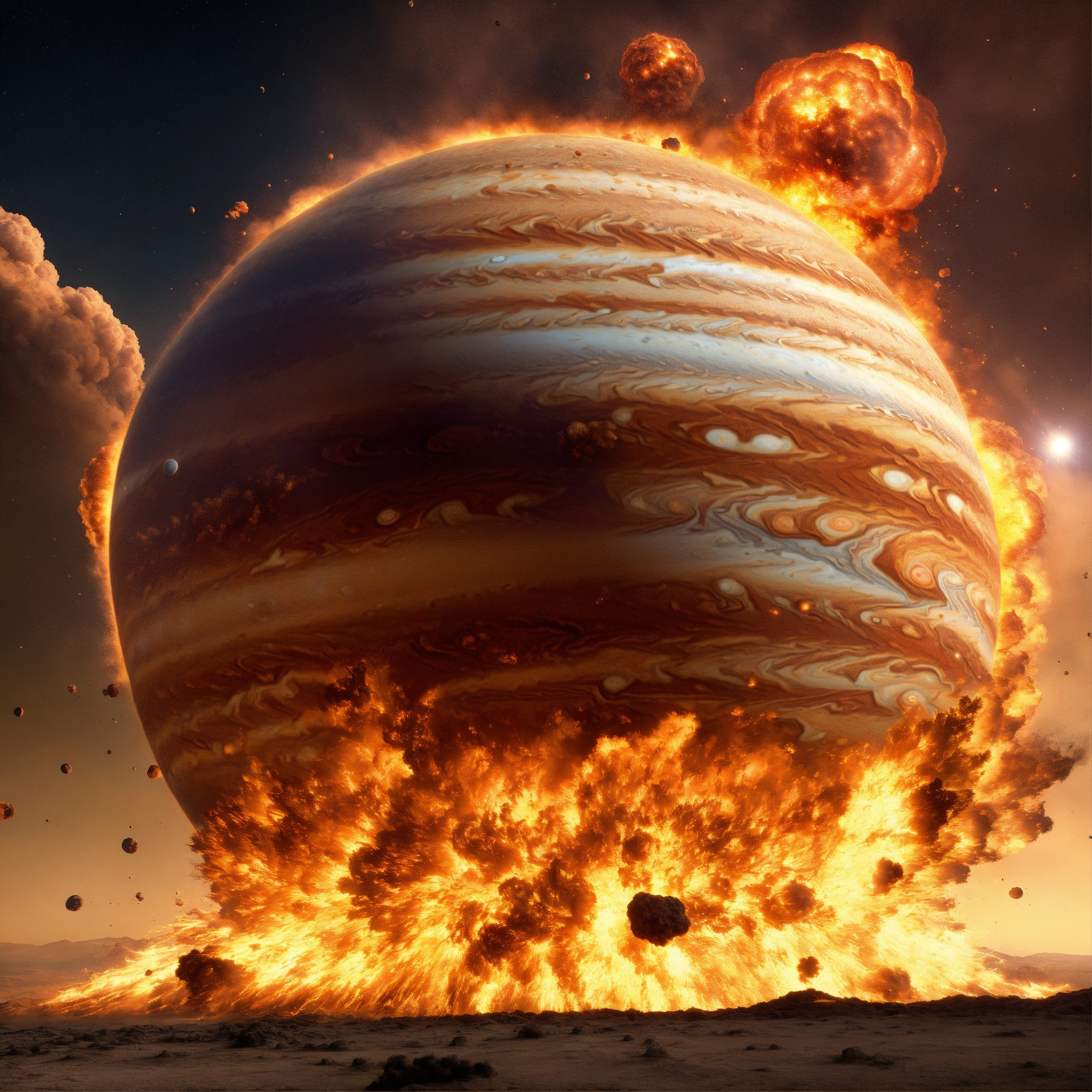 Lexica - Jupiter explosion, 8k