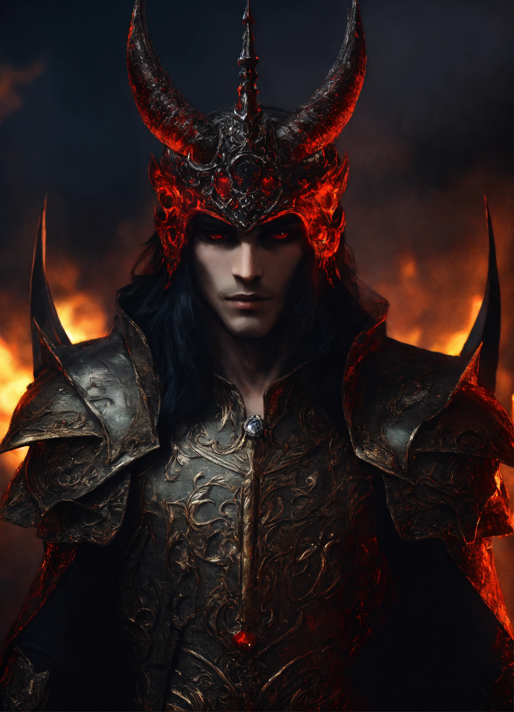 Lexica - Prince of hell, demon, male, Apollyon, human form, attractive ...