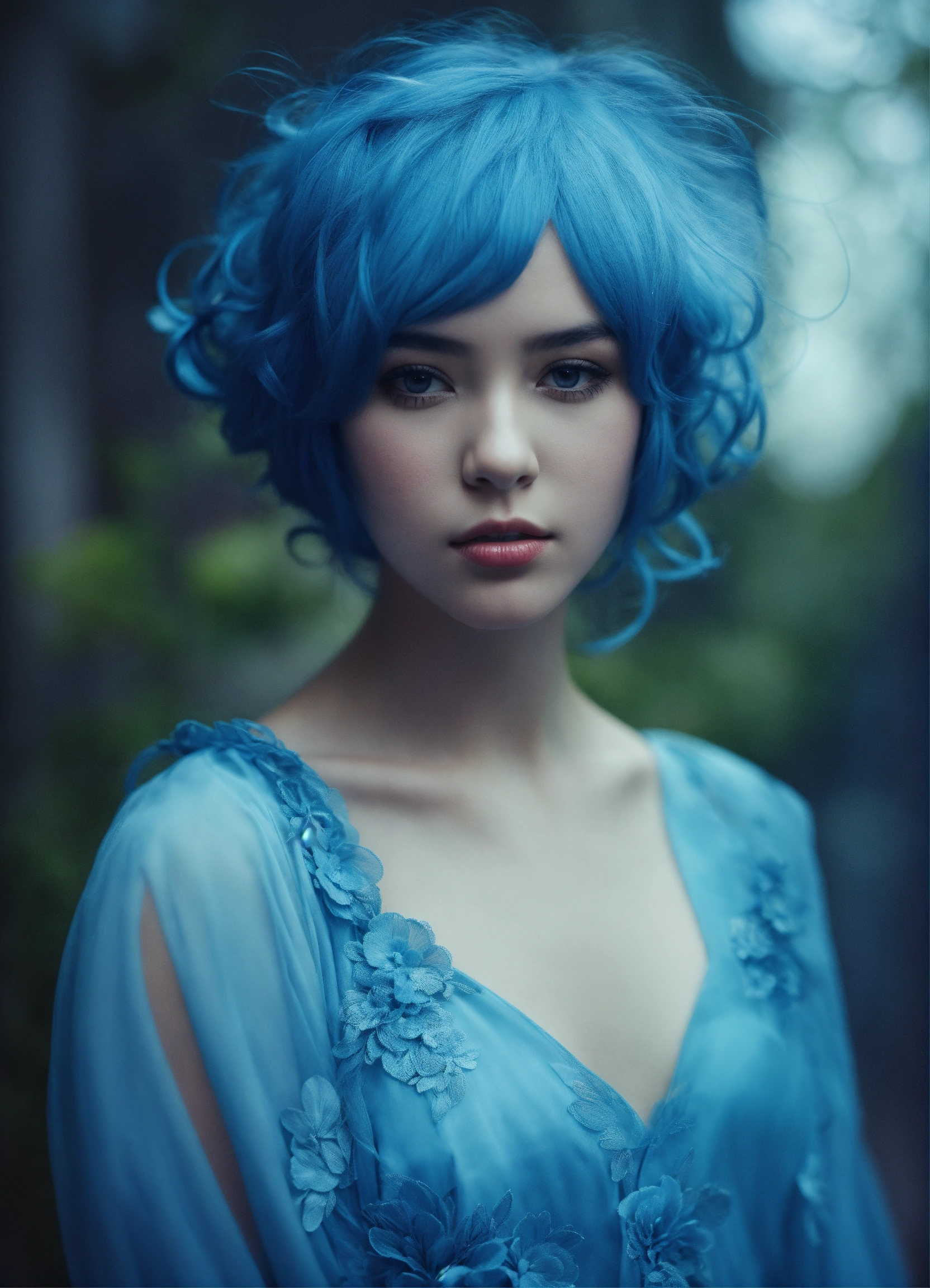 Lexica - A blue girl