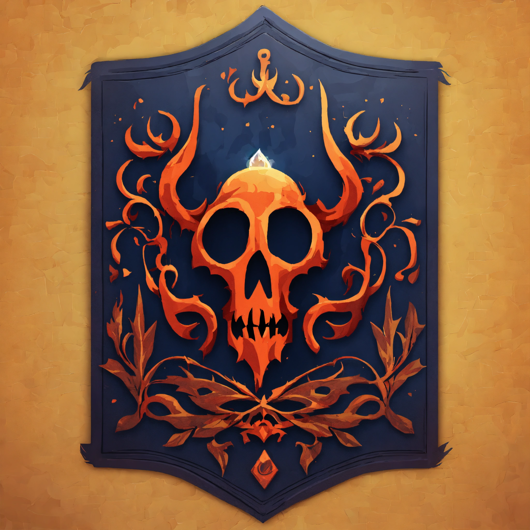 Lexica - Spell terrible withering, game icon, stylized, simple design ...