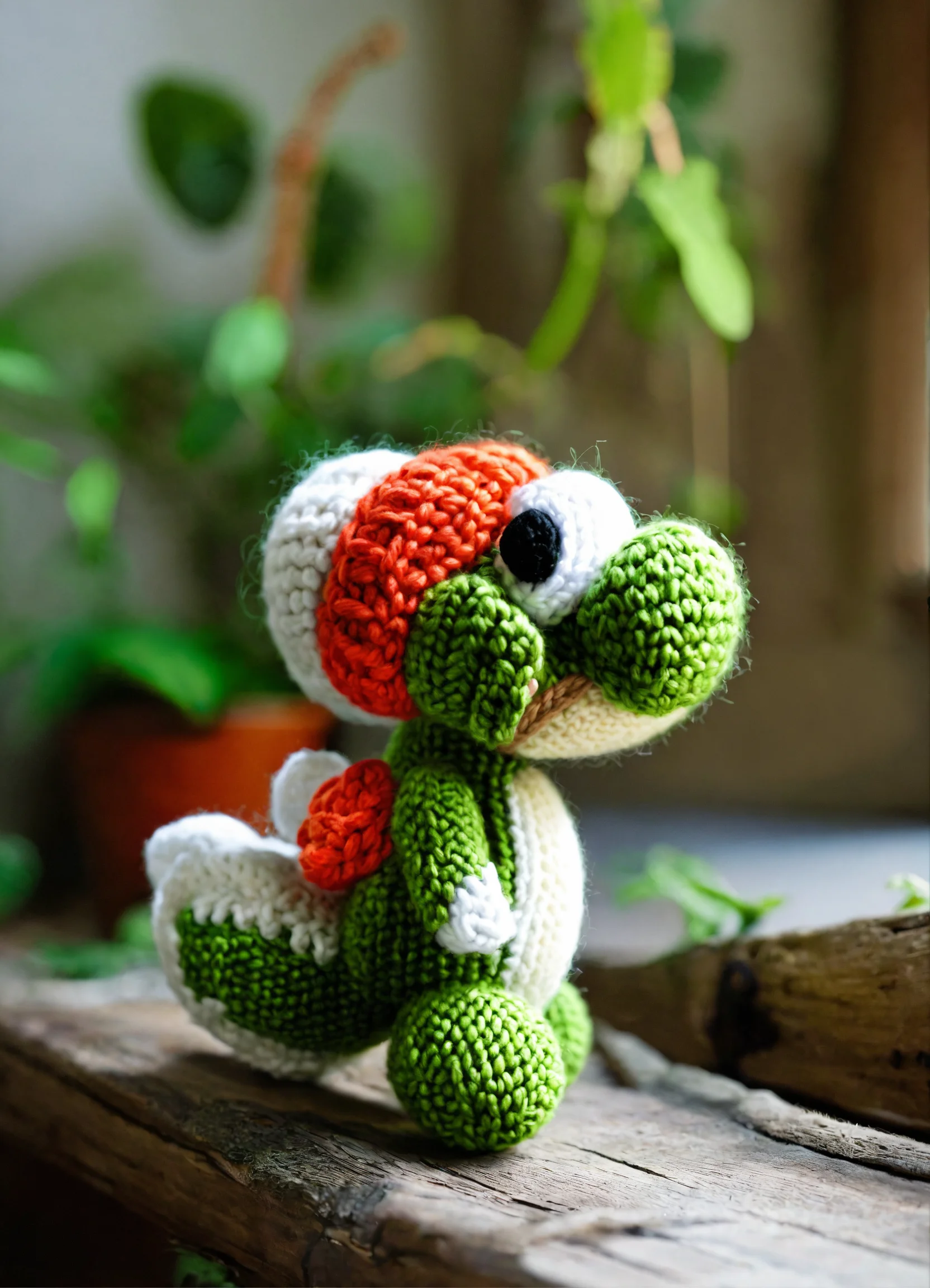 Lexica - Cute knit Yoshi from Yoshi