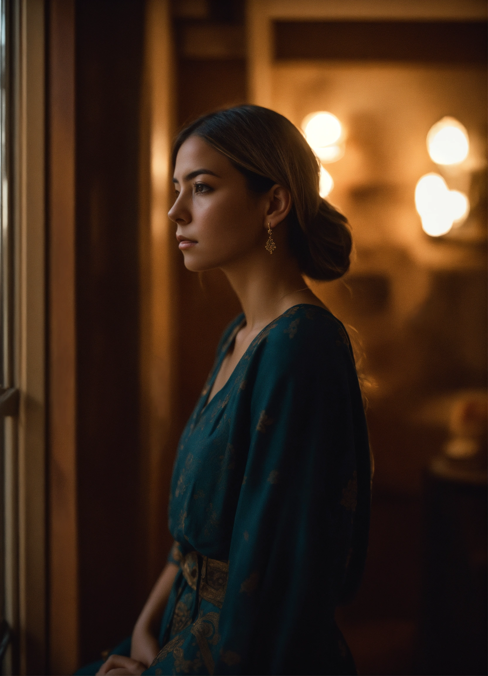 Lexica - "Deep Contemplation Woman Immersed in Profound Thought ...