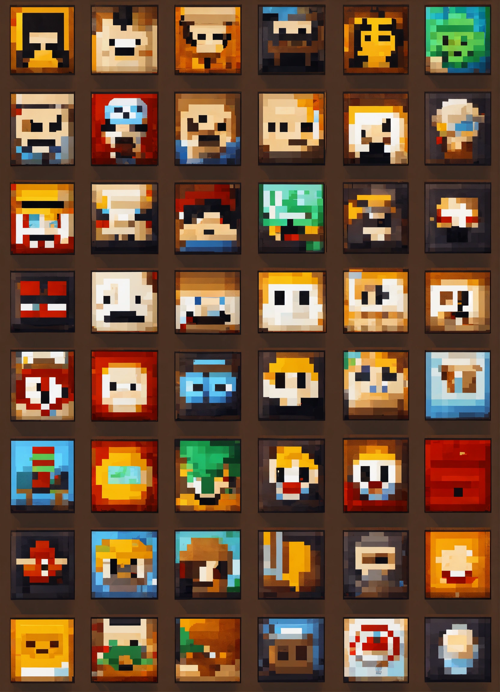 Lexica - Pixelated Pop Culture Icons Step into the pixelated past with ...