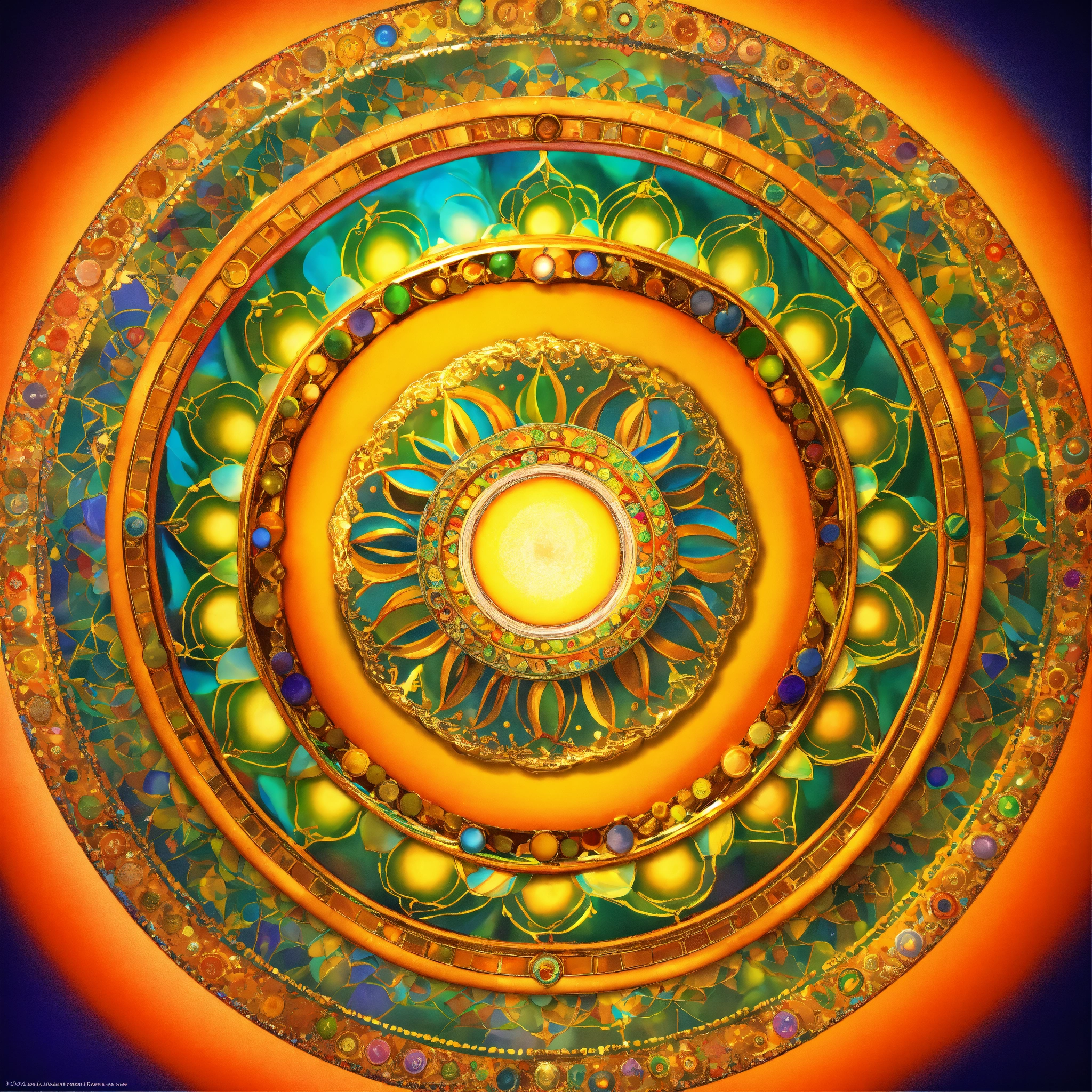 Lexica - Mandala, mandala, Mandala with multiples planets, clouds ...