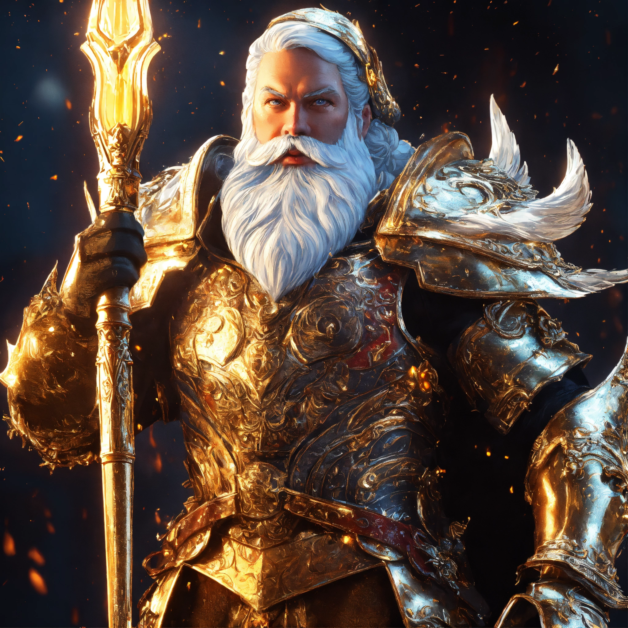 Lexica - ((Santa Claus in armor)), Full Body, Detailed Fearless ...