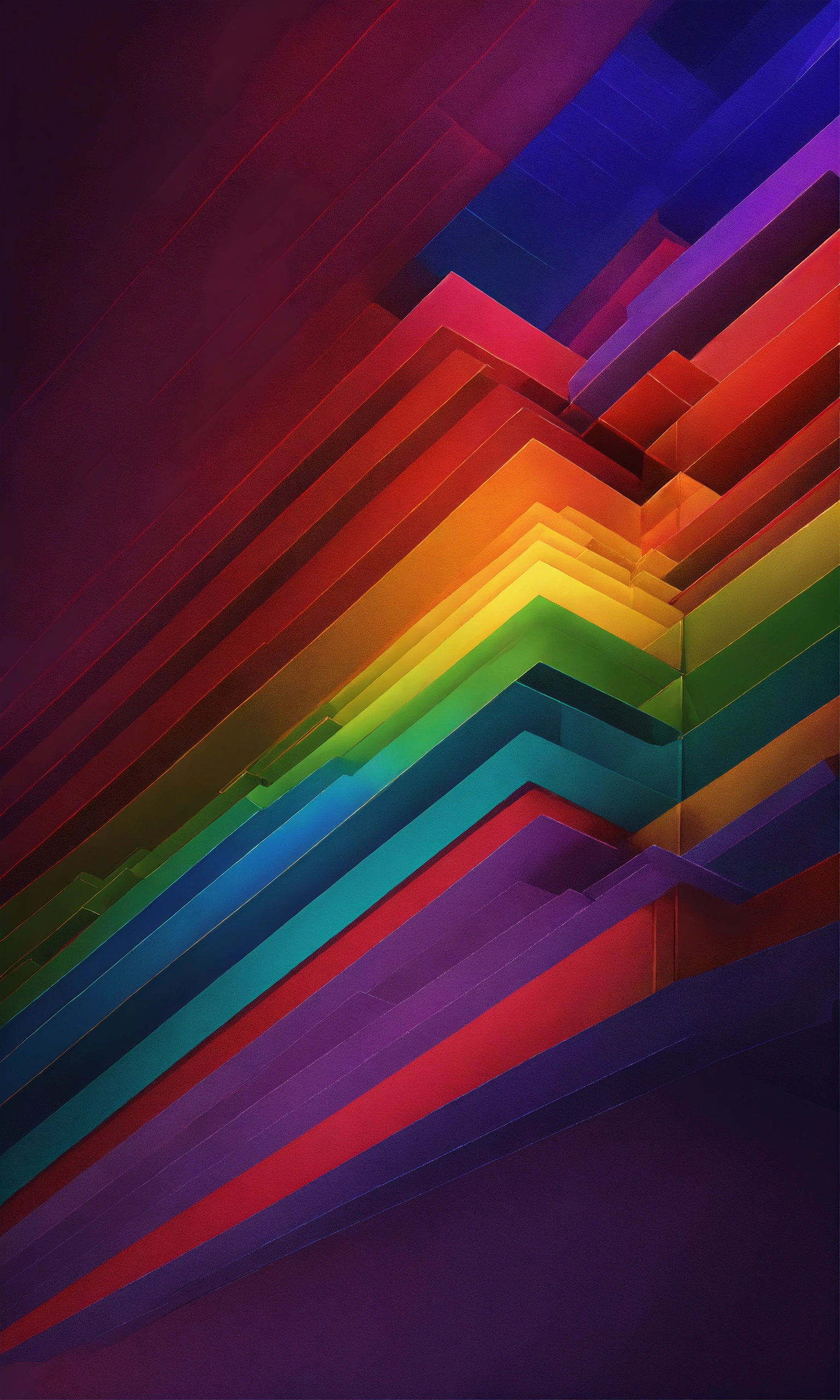 Lexica - Dark, lgbt colors, empty background image, colorful