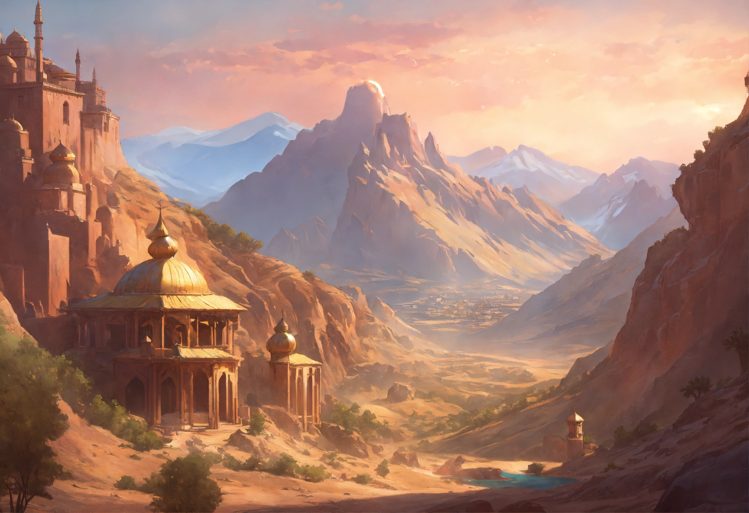 Lexica - Turkish mountains, mystical, glowing gems, weird trees and ...