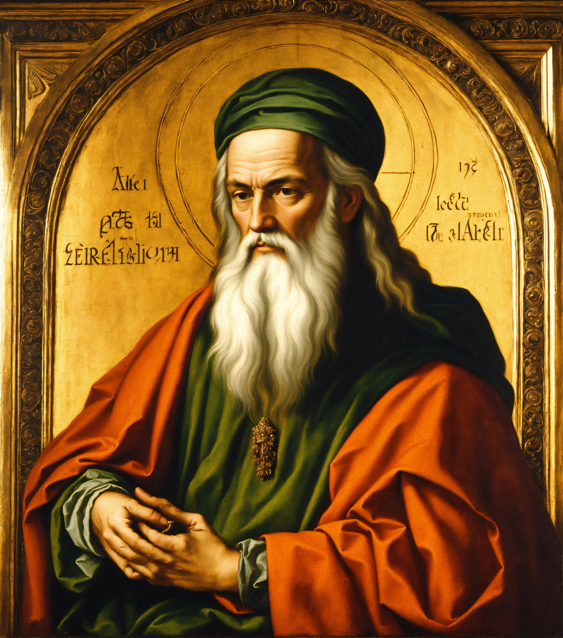 Lexica - Renaissance portrait painting of the old prophet ezekiel