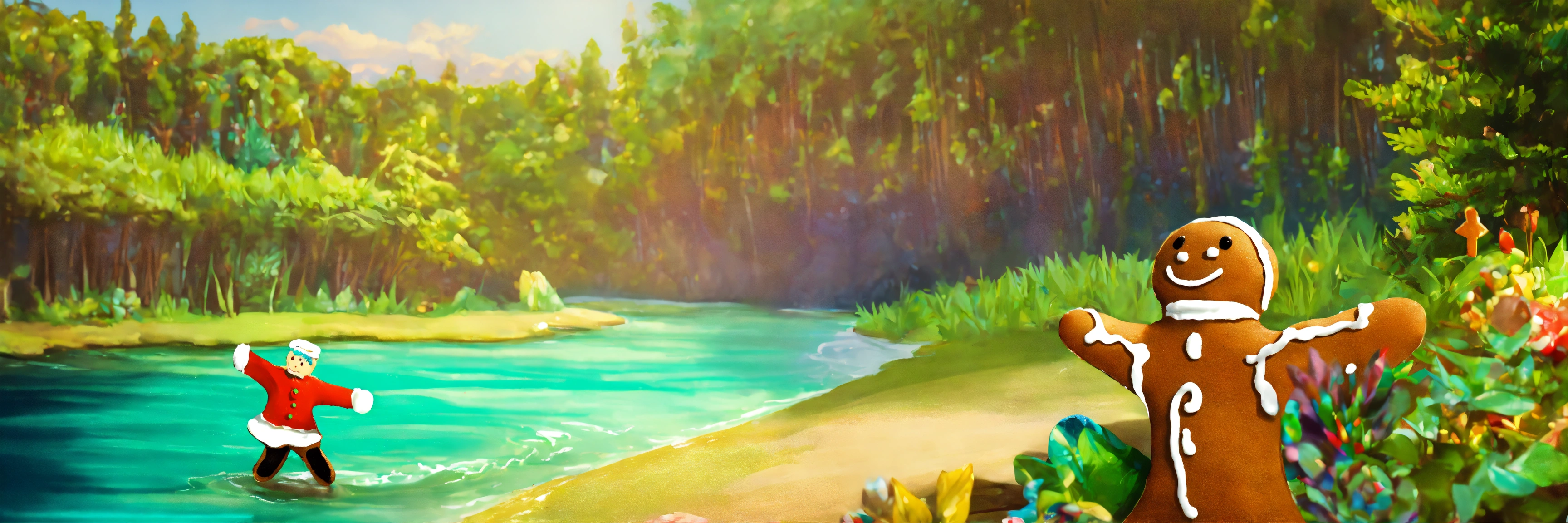 Lexica - Gingerbread man sea the river