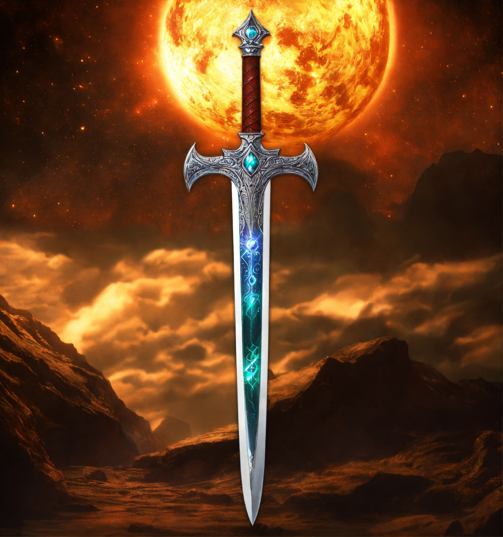 Lexica - The magic githyanki silver greatsword of the astral plane