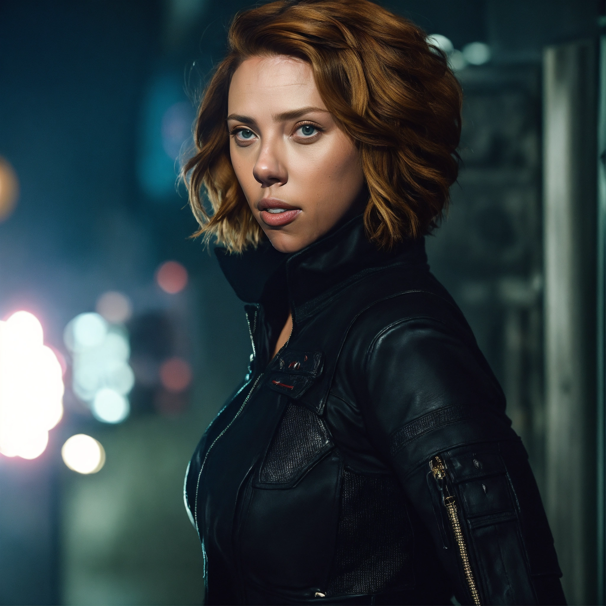 Lexica Black Scarlett Johansson