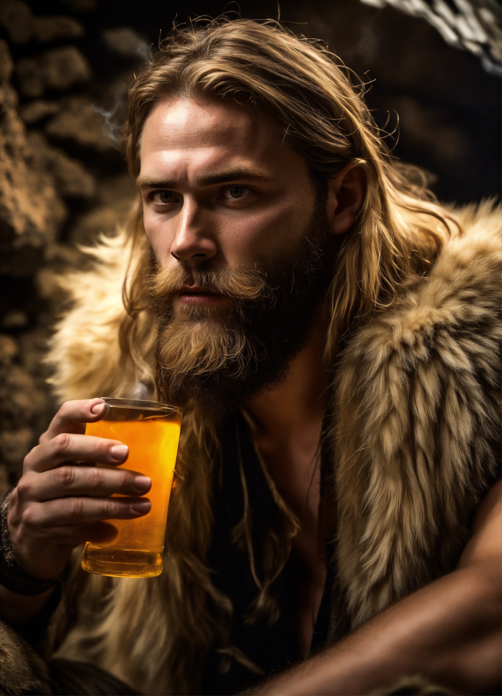 Lexica - In photographic style a rugged scruffy and pale norse male at ...