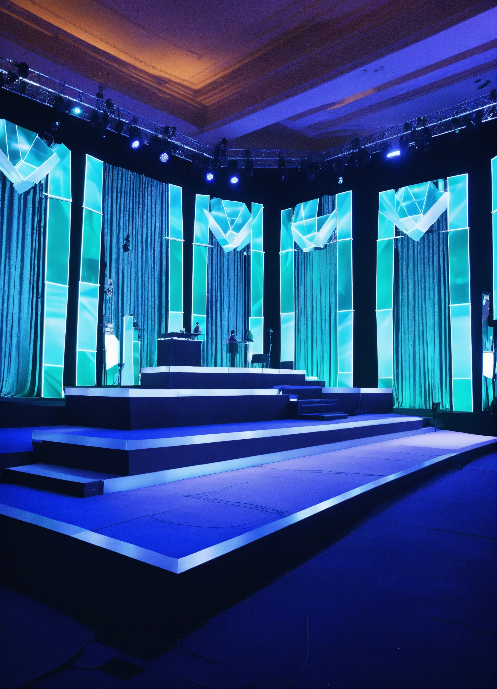 Lexica - Design a medium size stage for an awards ceremony similar to ...