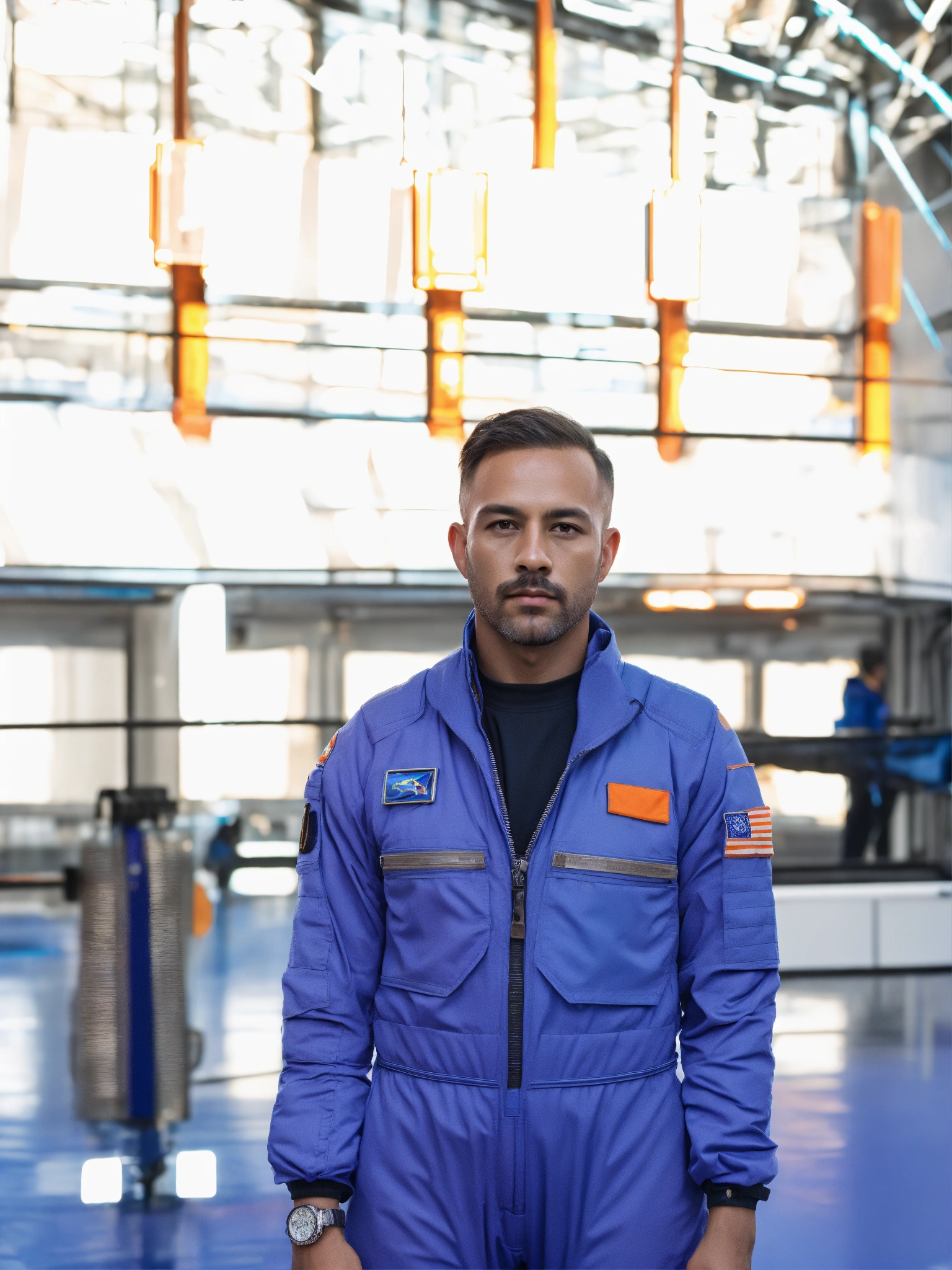 Lexica - Medium-full shot, muted photo portrait titled ,tangerine space ...