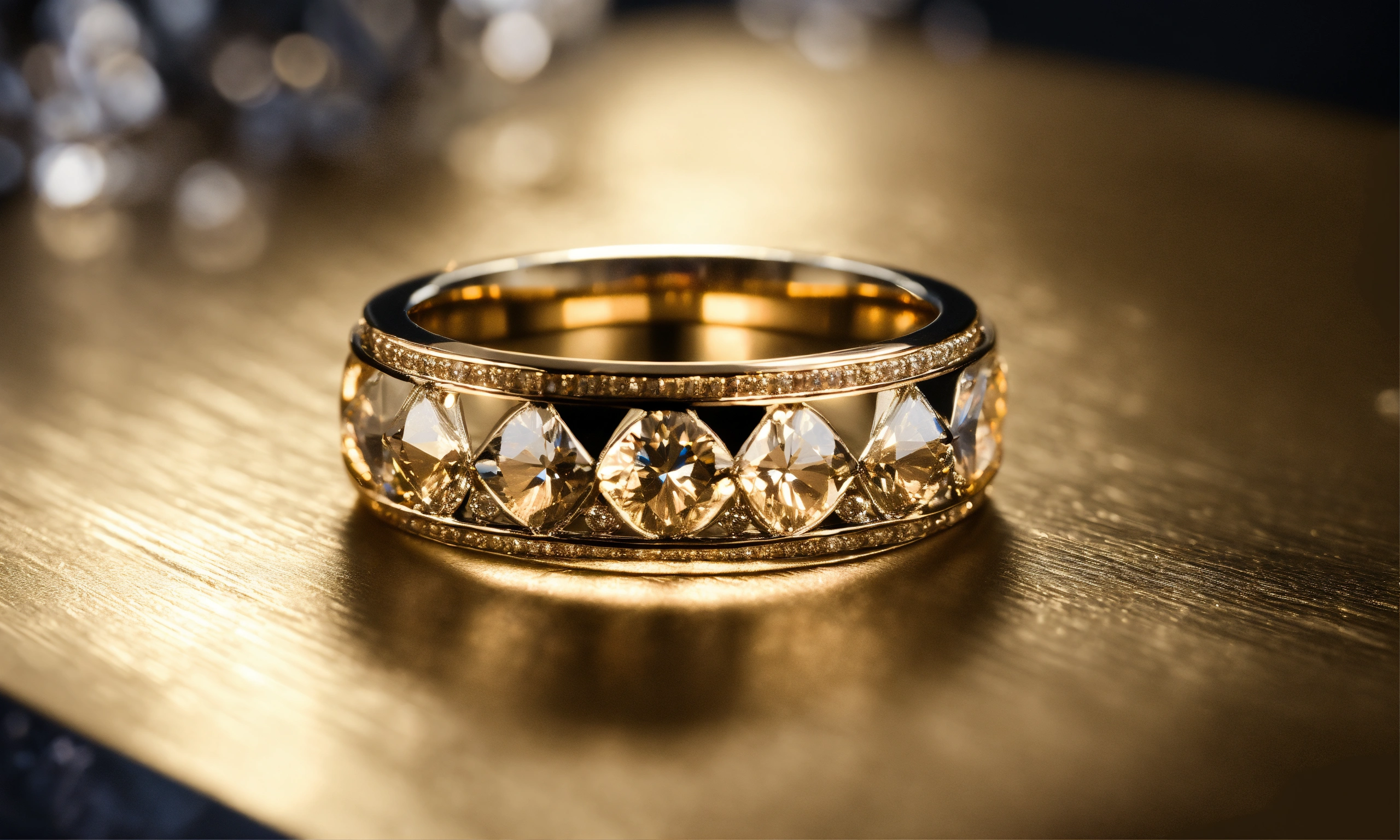 Lexica - The champagne bridal boy wedding ring (deluxe bridal concierge ...