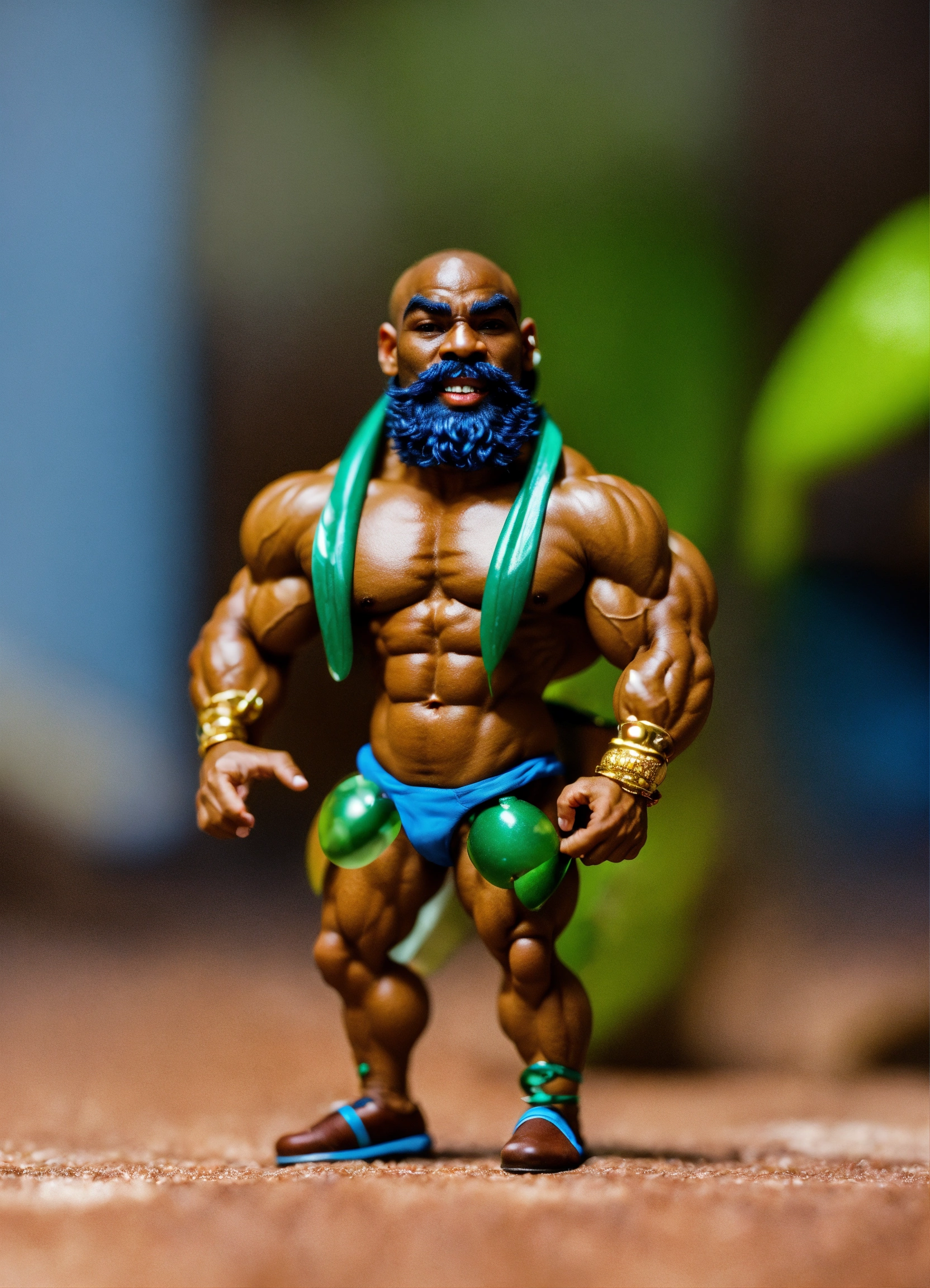 Lexica - Shrunk tiny bug size old Haitian bodybuilder tooth fairy kali ...