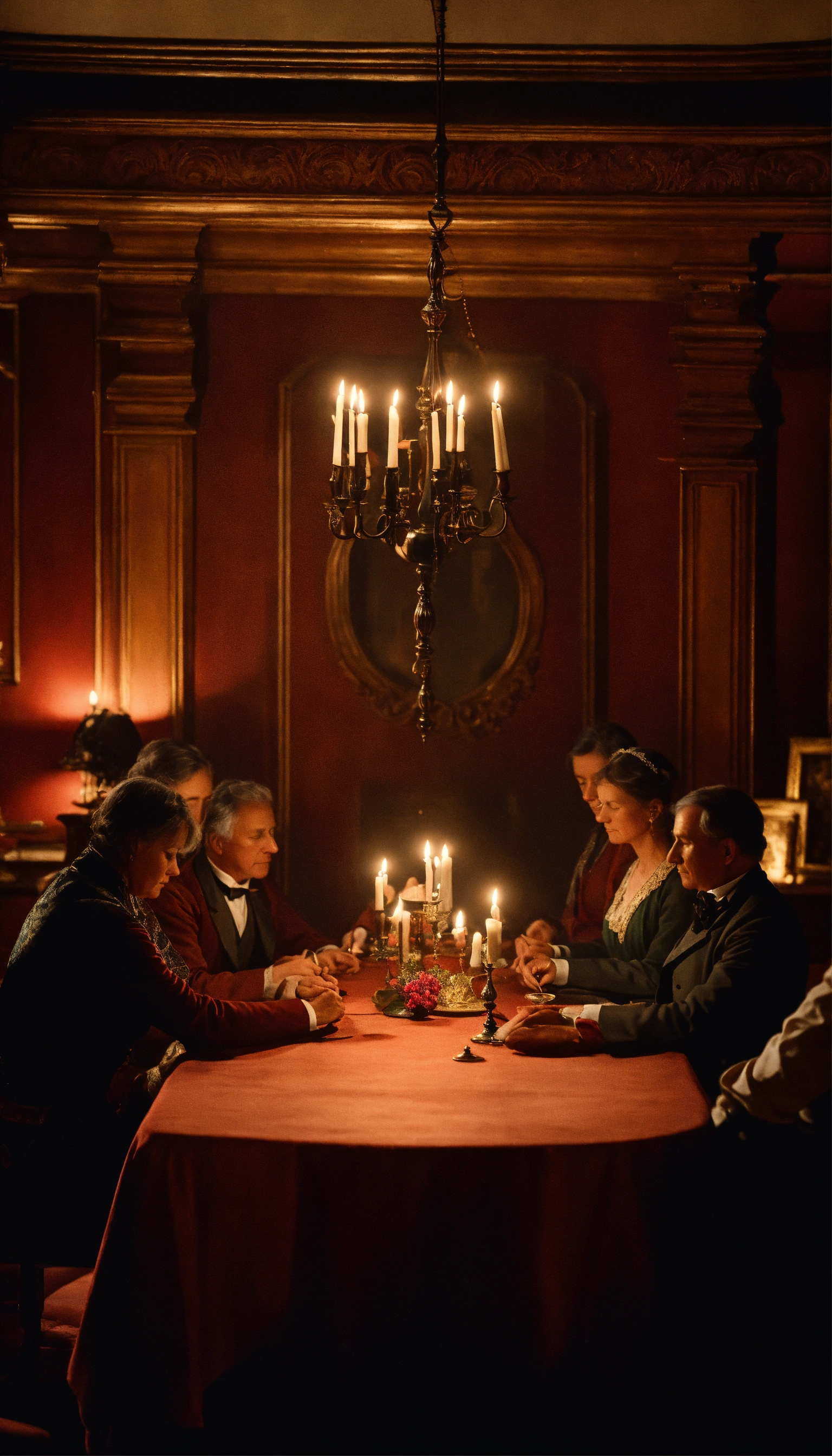 Lexica - 04 adults from the 19th century sitting hand in hand at a ...
