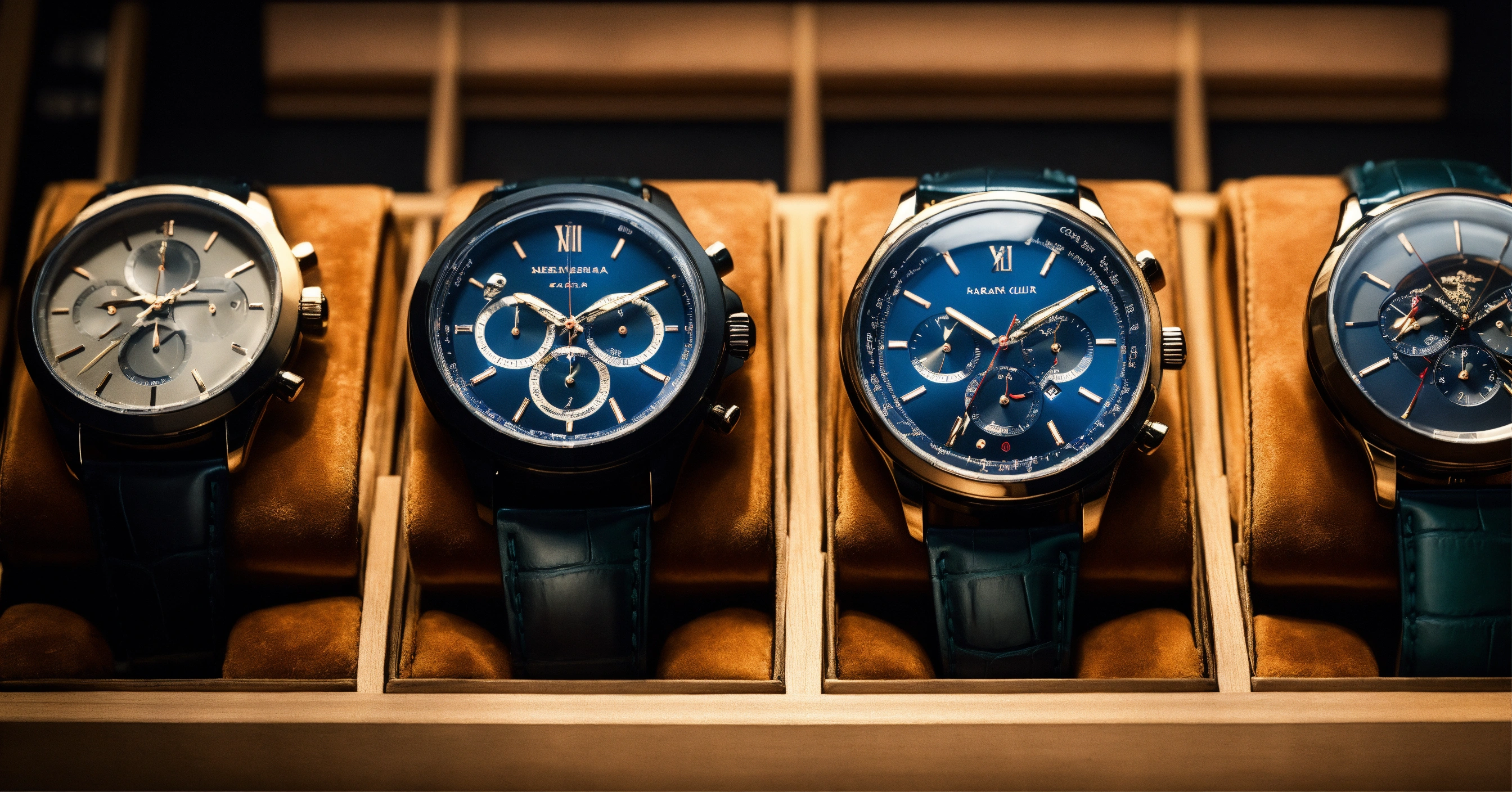 Lexica - An expensive modern watch collection displayed in a small case ...