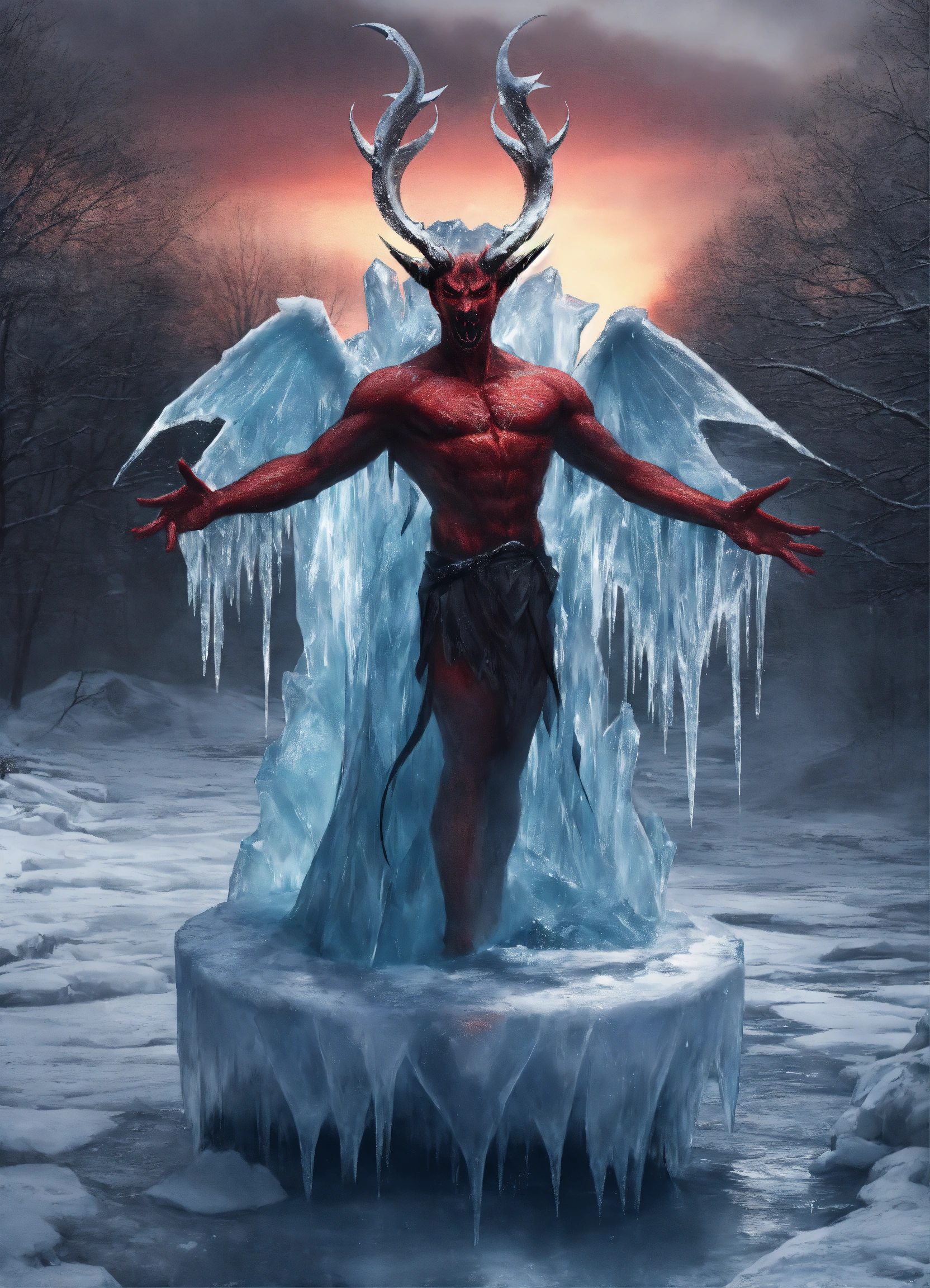 Lexica - Satan frozen in ice