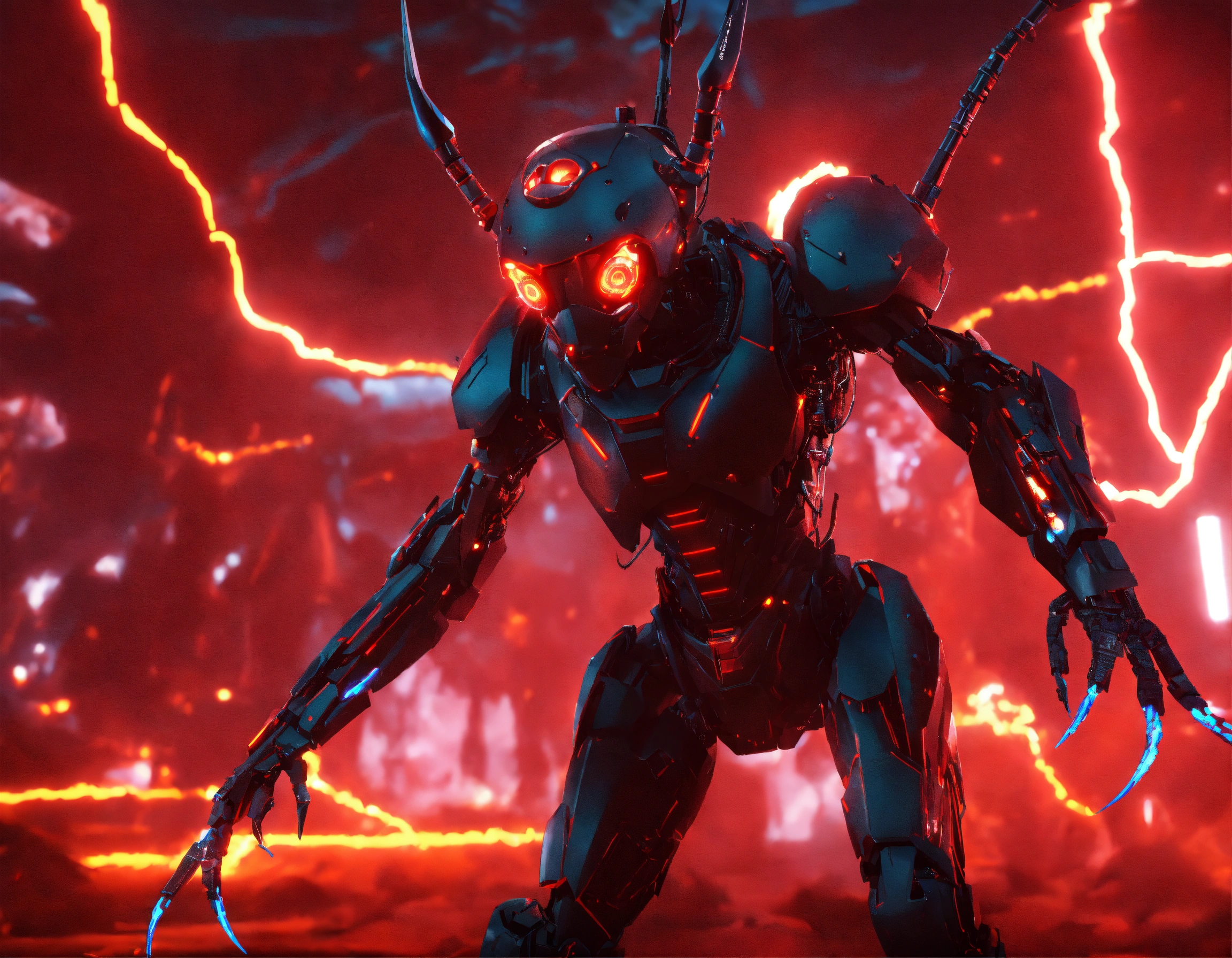 Lexica - Zoom out scene of 4 leg 2 arm comical sarcastic arrogrnt ...