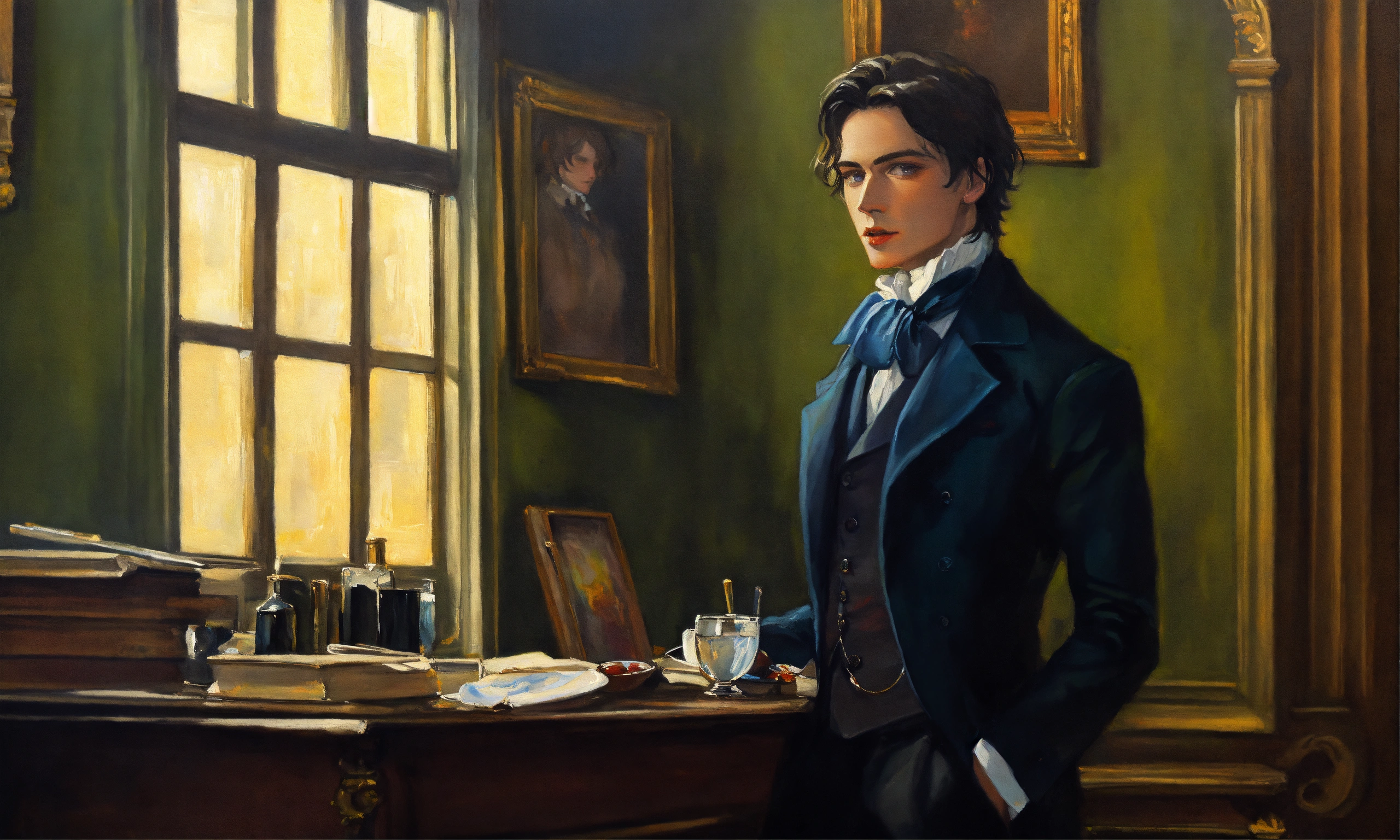 Lexica - The picture of dorian gray, oil painting