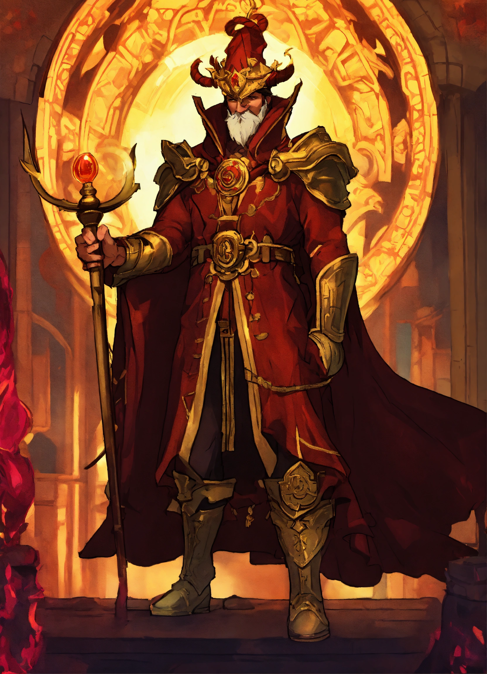 Lexica - Mammon from the obey me cell phone game