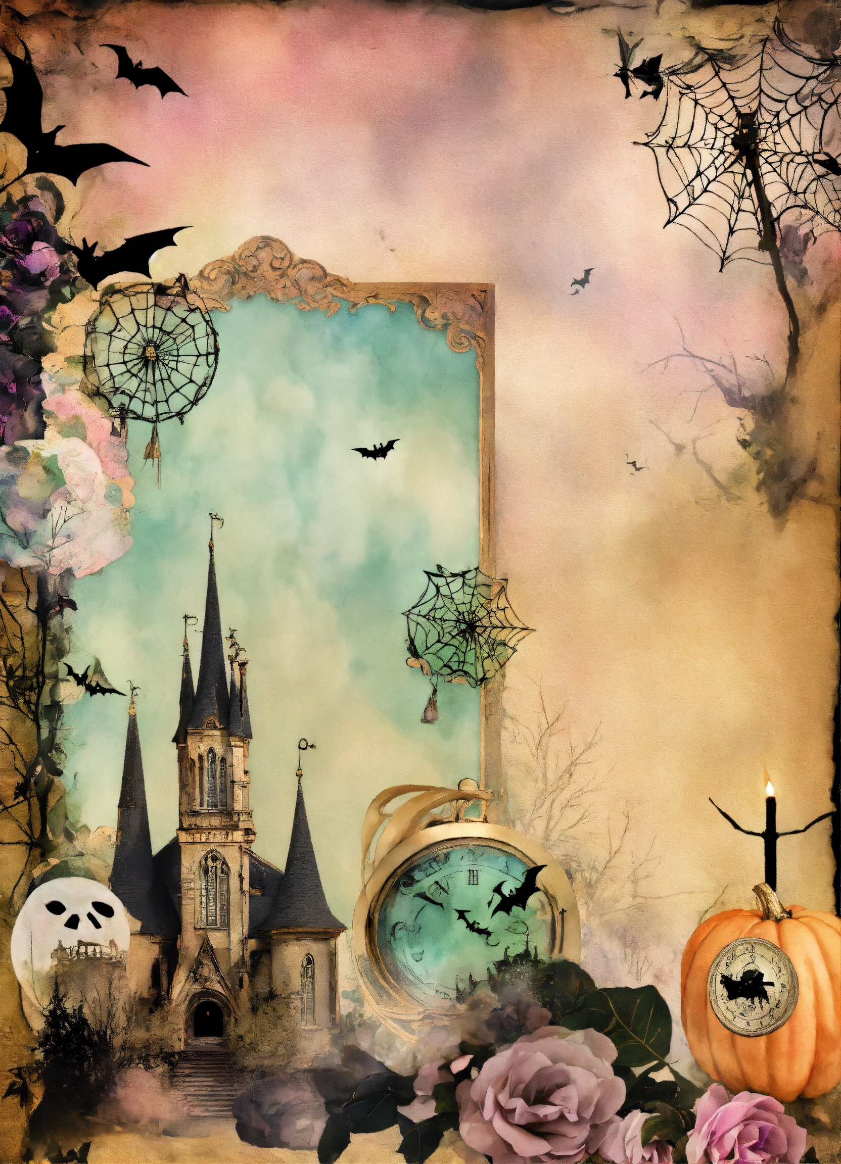 Lexica - Shabby chic dreamy mist pastel junk journals Gothic despair ...