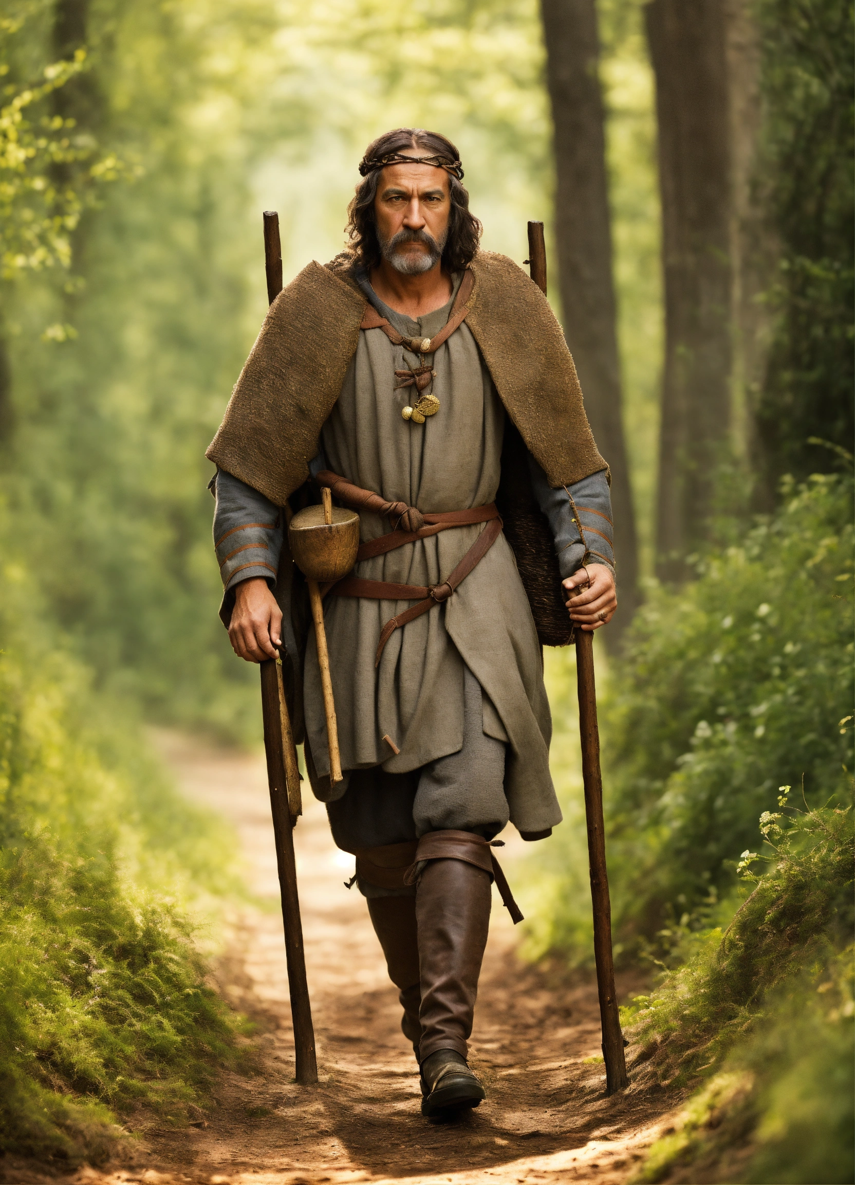 Lexica - Illustrated photo realistic, A man from medieval ages ...