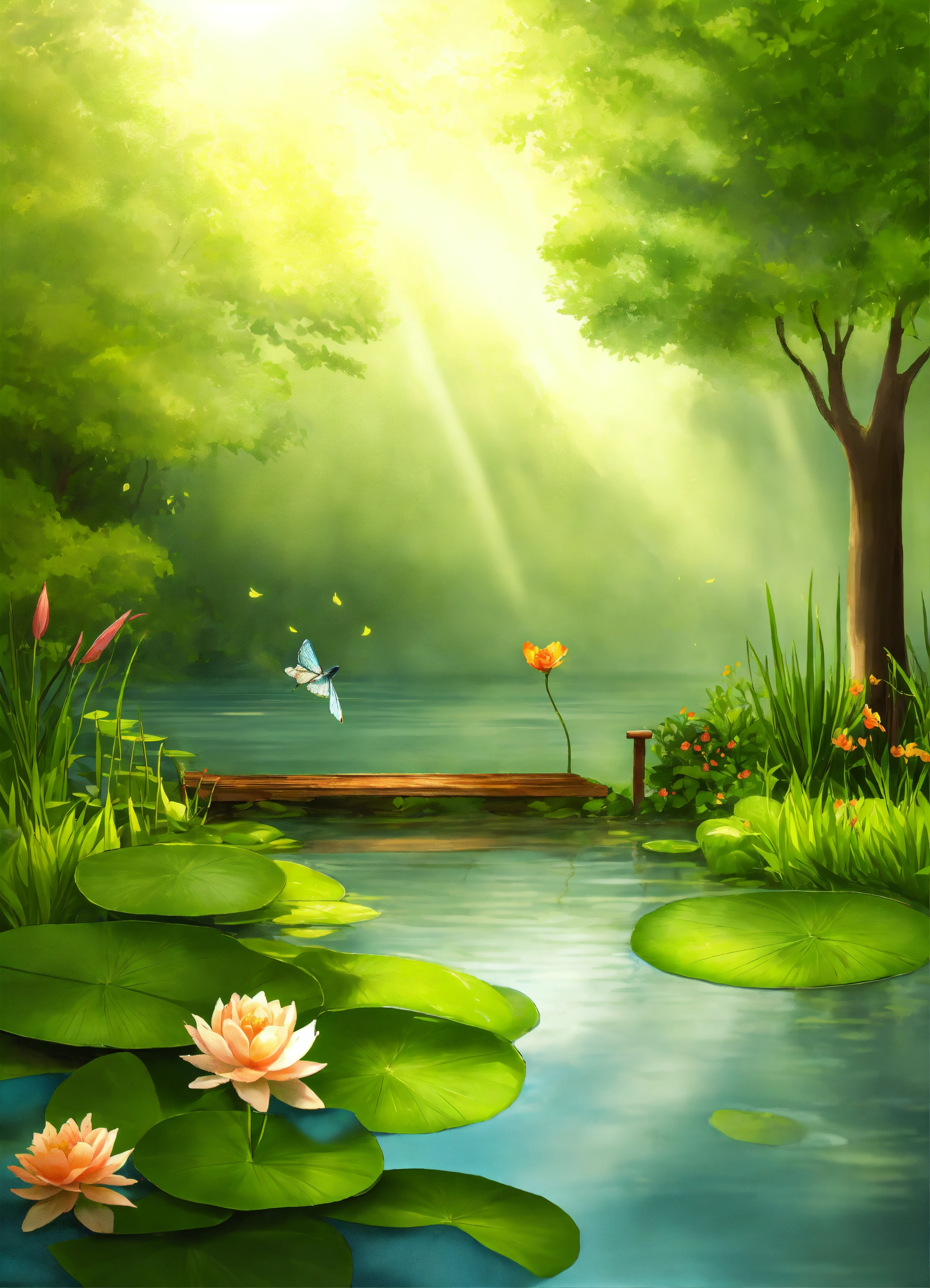 Lexica - Nature Background Use a nature-themed background, like a ...