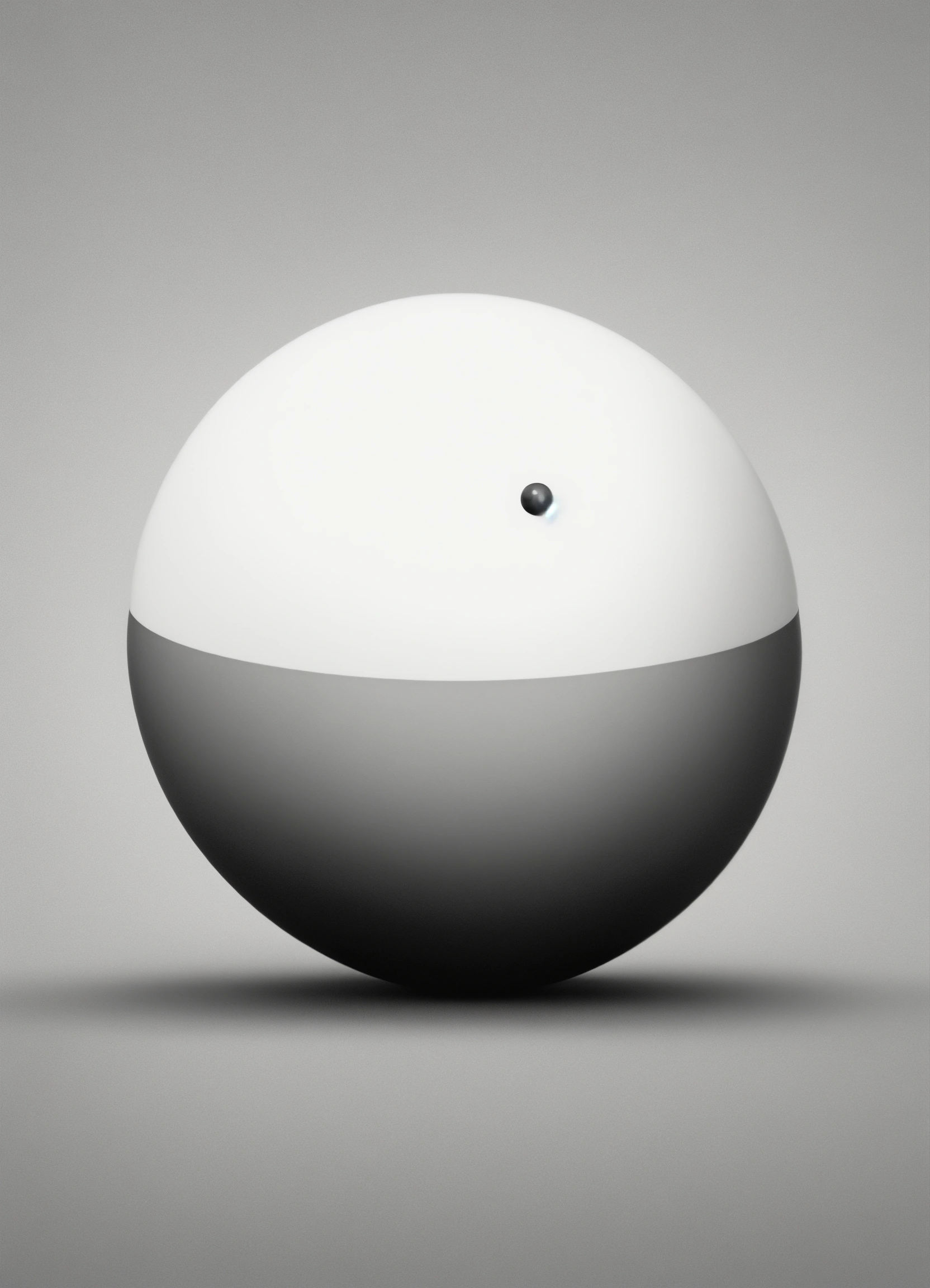 Lexica - Create a 2d 8 ball minimalistic, black and white, white ...