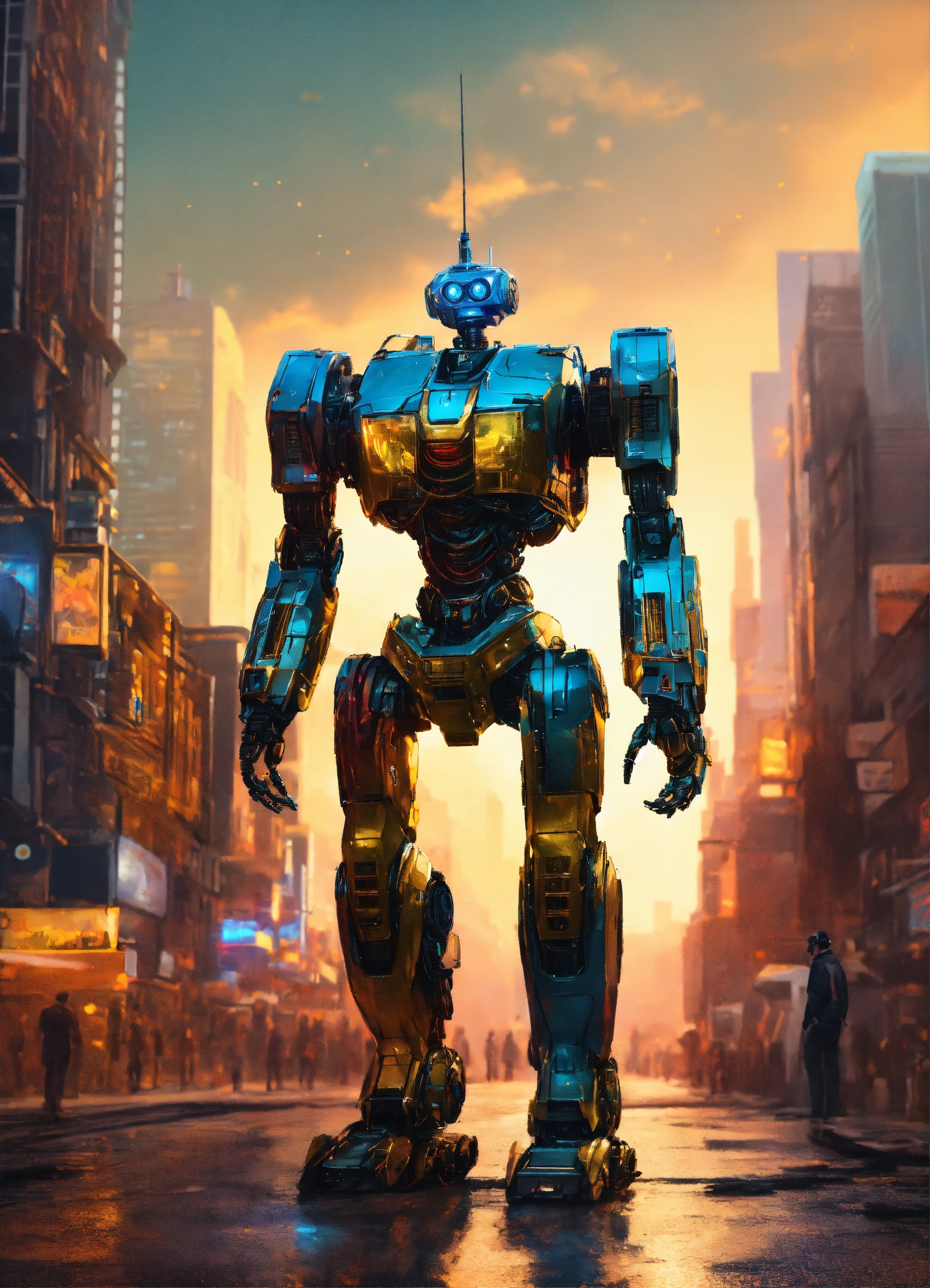 Lexica - A city that it's slowly turning into metallic constructions ...