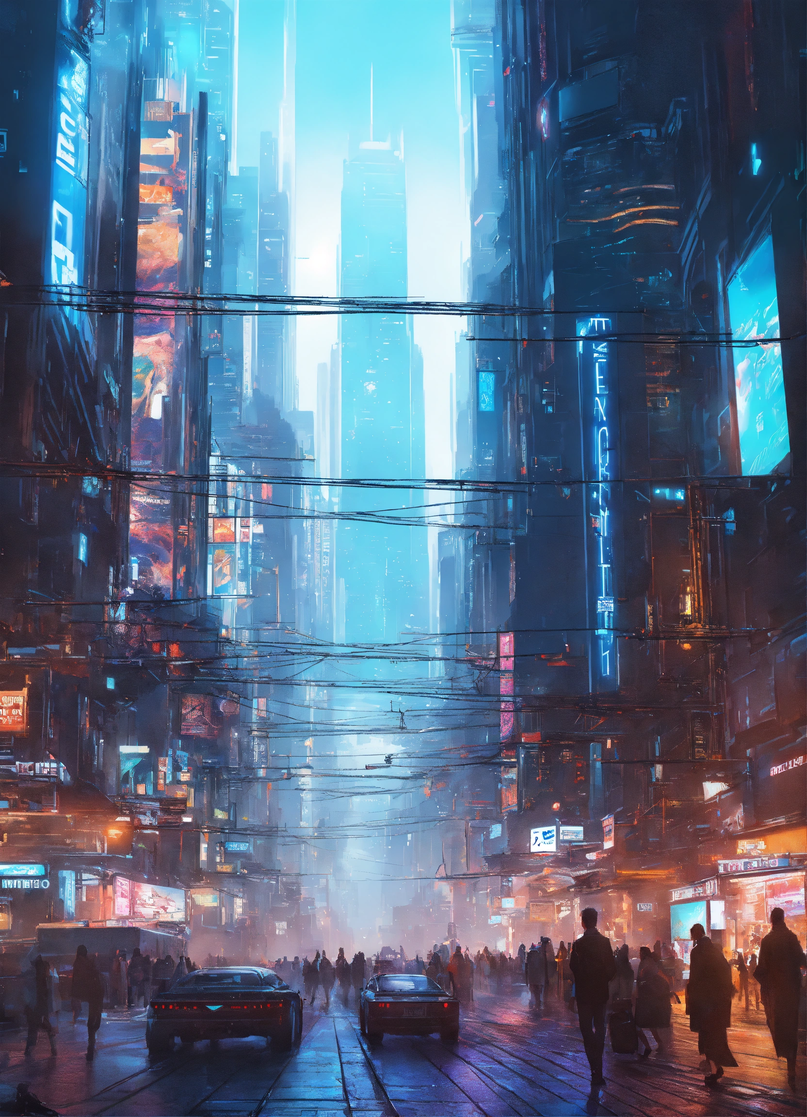 Lexica - Realistic digital matrix background,Sci-fi effect poster ...