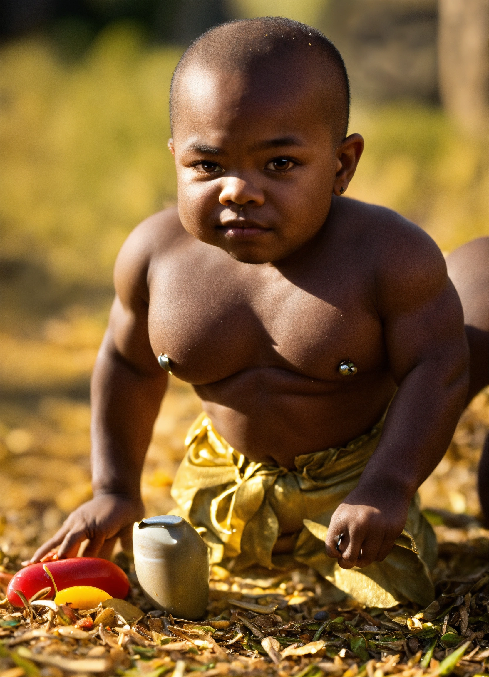 Lexica - Shrunk tiny bug size old Haitian bodybuilder tooth fairy kali ...