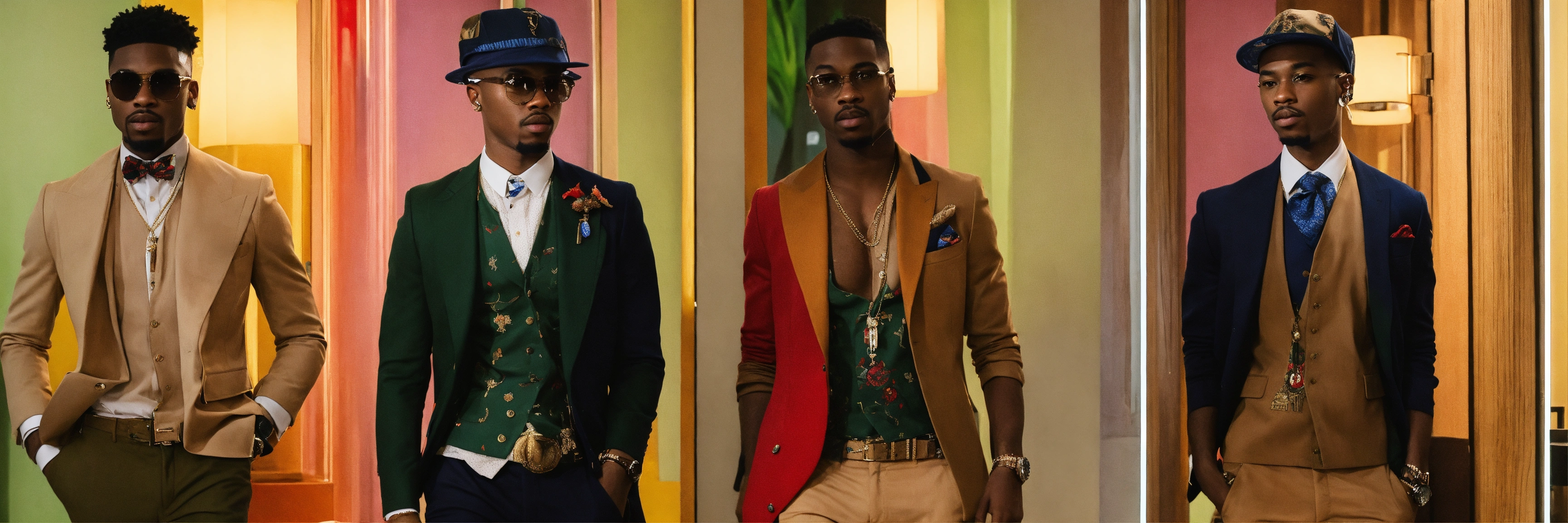 Lexica - A Dapper Gent Strolls with Swagger, Channeling Hip-Hop Vibes.