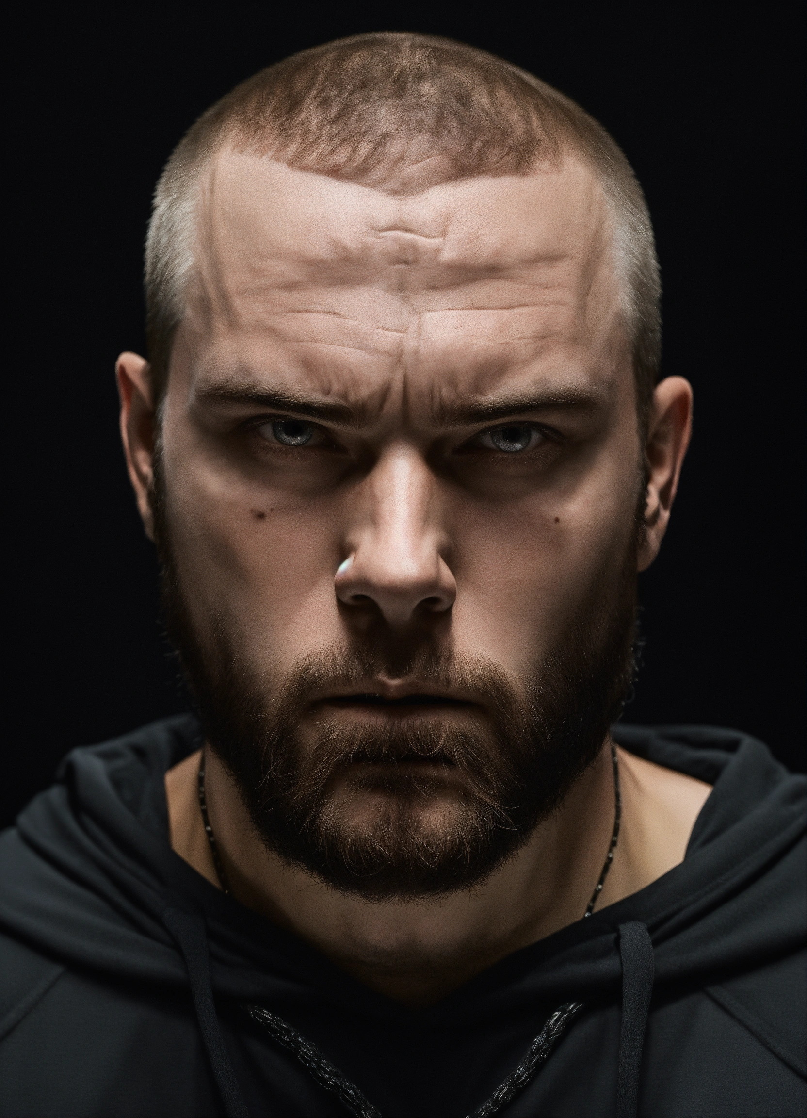 Lexica - A photograph of a white menacing 30-year-old man, with a ...