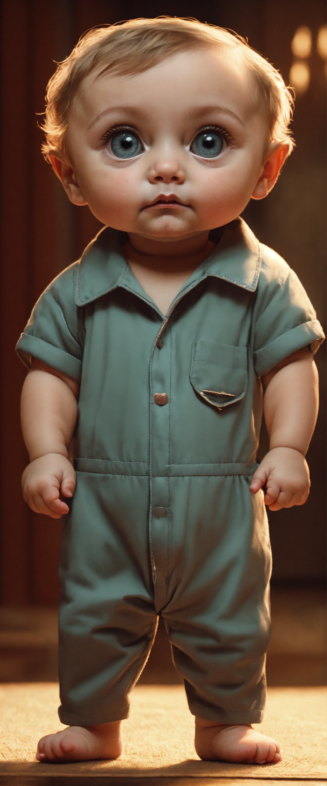 Lexica - Hannibal Lecter as a cute baby, cartoon effect, very big eyes ...